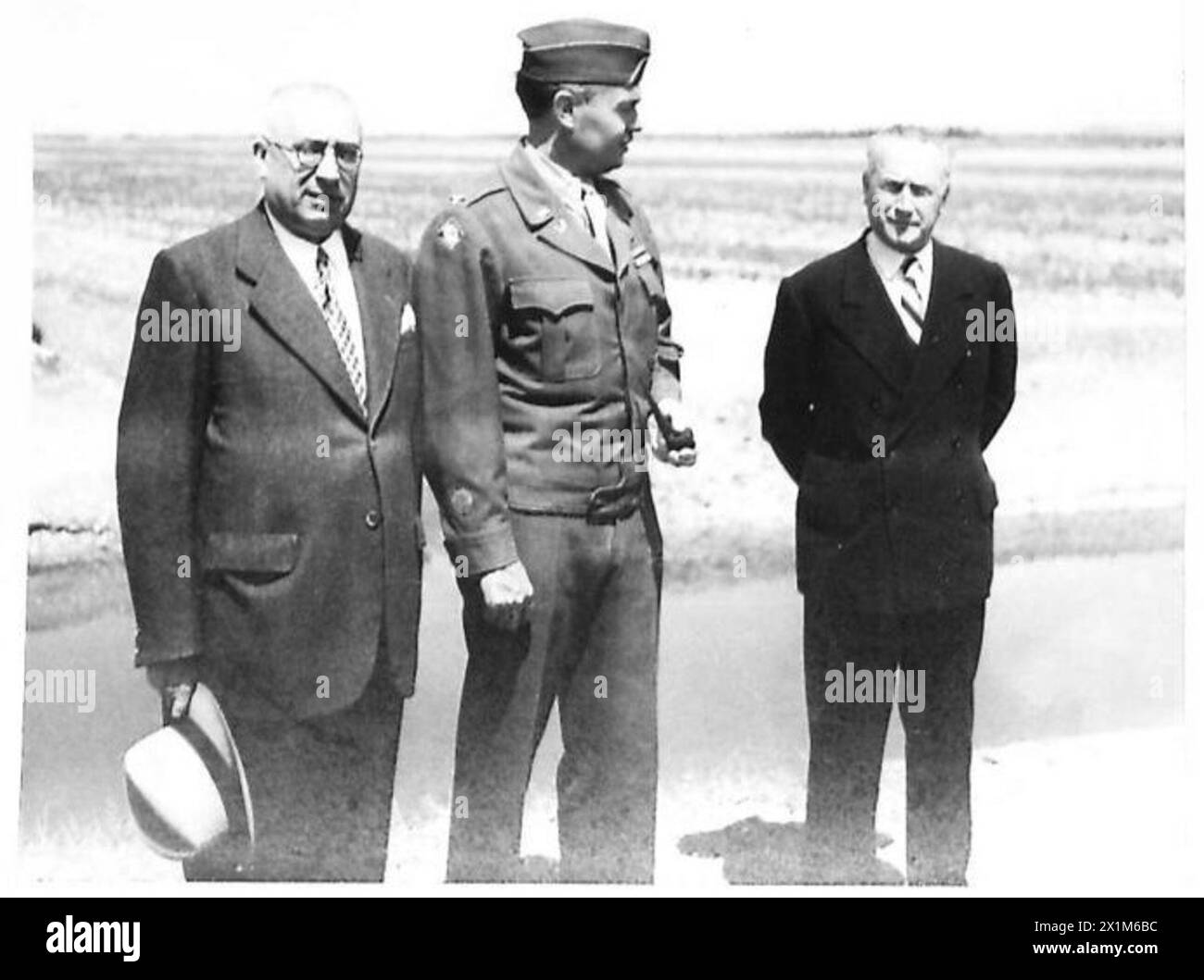 At the A.M.G. reclamation project in Grado, Senior Civil Affairs ...