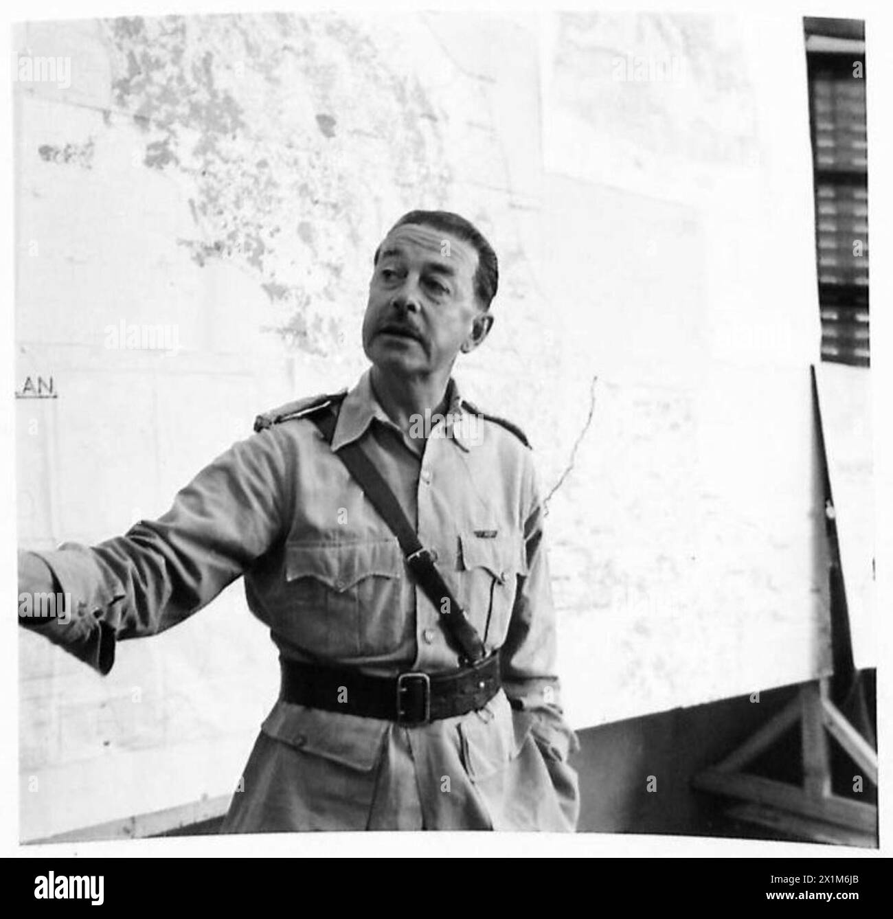 Press conference in presence Black and White Stock Photos & Images - Alamy