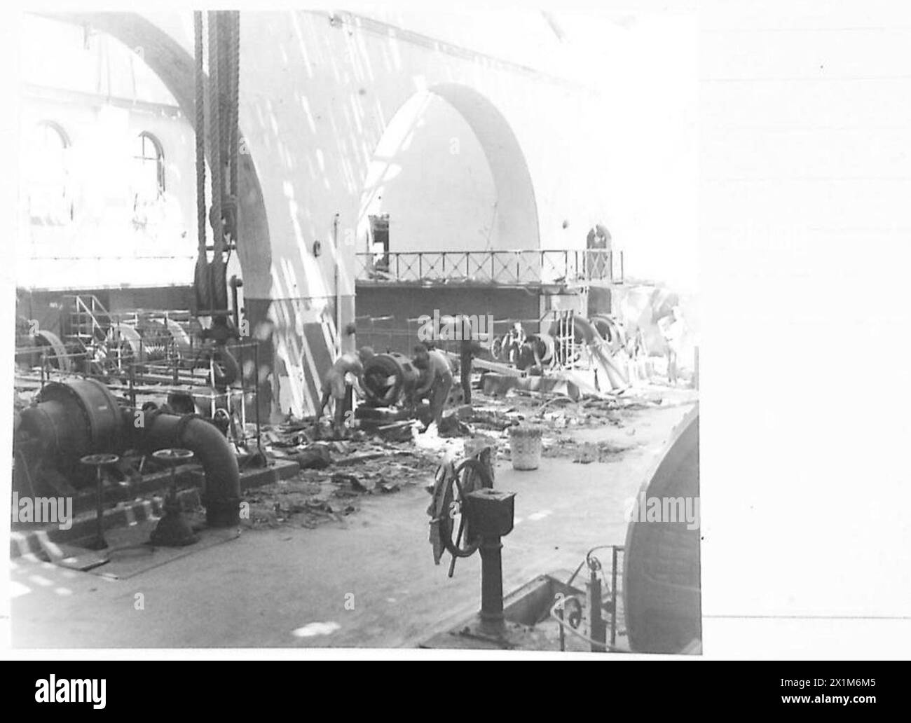 EIGHTH ARMY : BRIDGEHEAD ACROSS THE ARNO - The damaged power station of ...