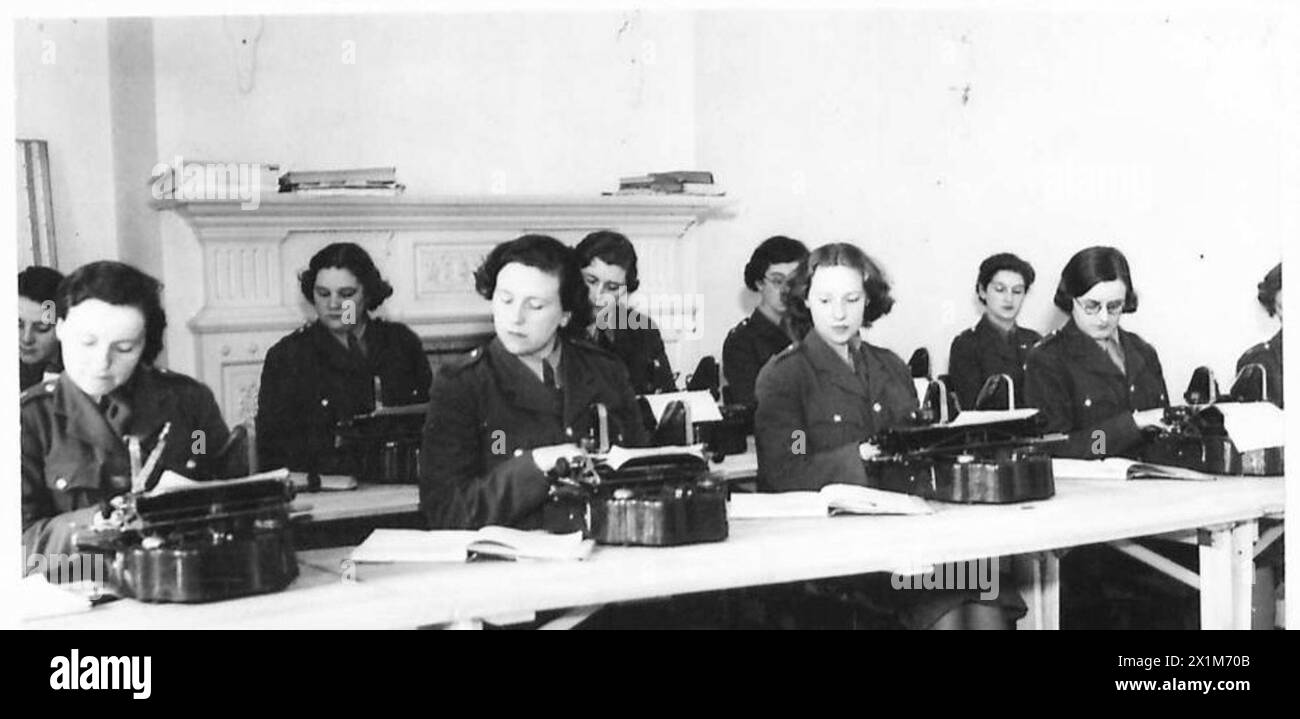 ATS personnel receive training at Cadogan Gardens under Officer Co ...