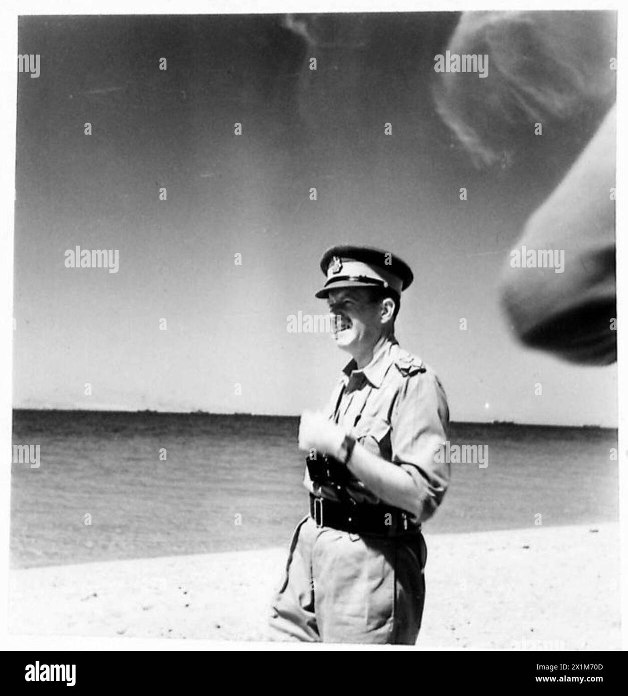 Brigadier I. Erskine serves as a commander in British Army operations ...