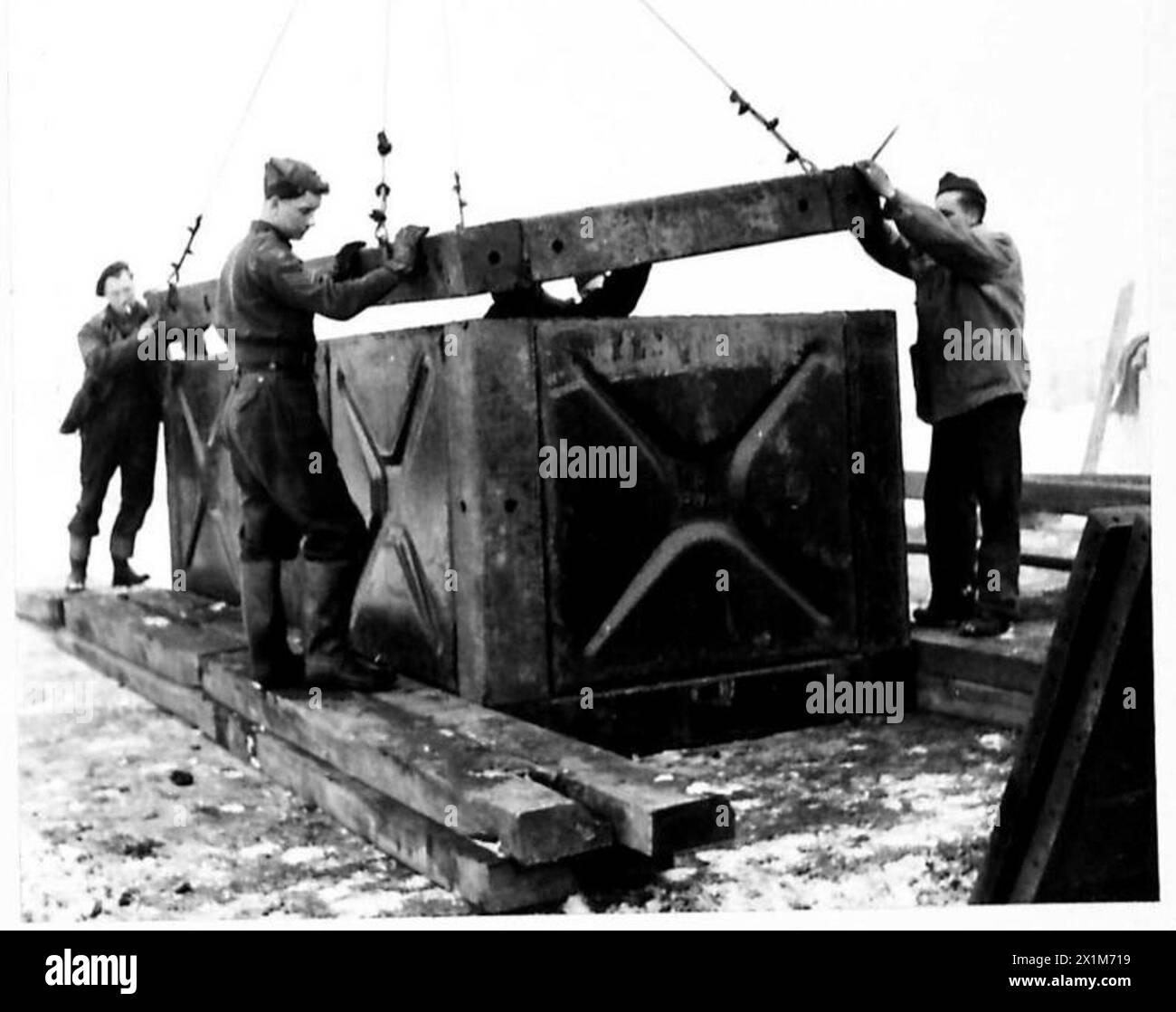 Crane construction site during Cut Out Stock Images & Pictures - Alamy