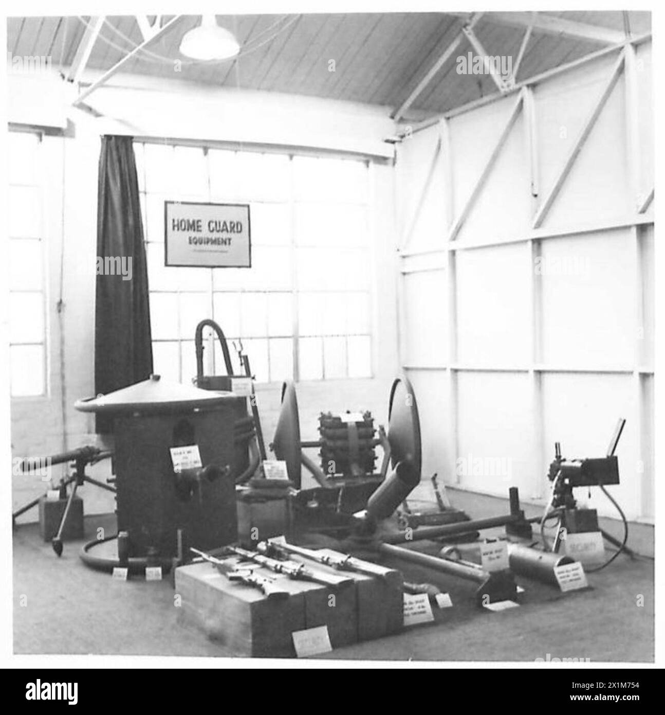 EQUIPMENT EXHIBITION AT ROYAL ORDNANCE DEPOT - Home Guard equipment ...