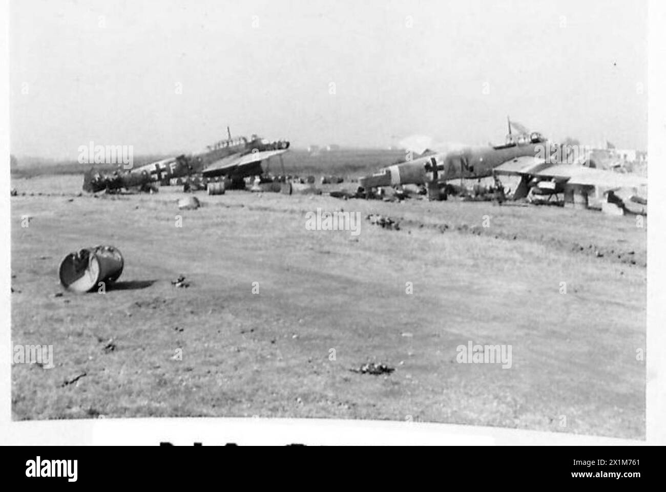 RAF aircraft take control of enemy airfields in the Naples area ...