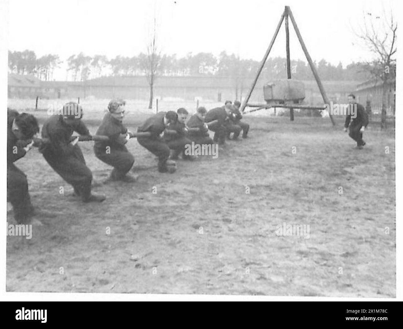 Army tug war team Cut Out Stock Images & Pictures - Alamy
