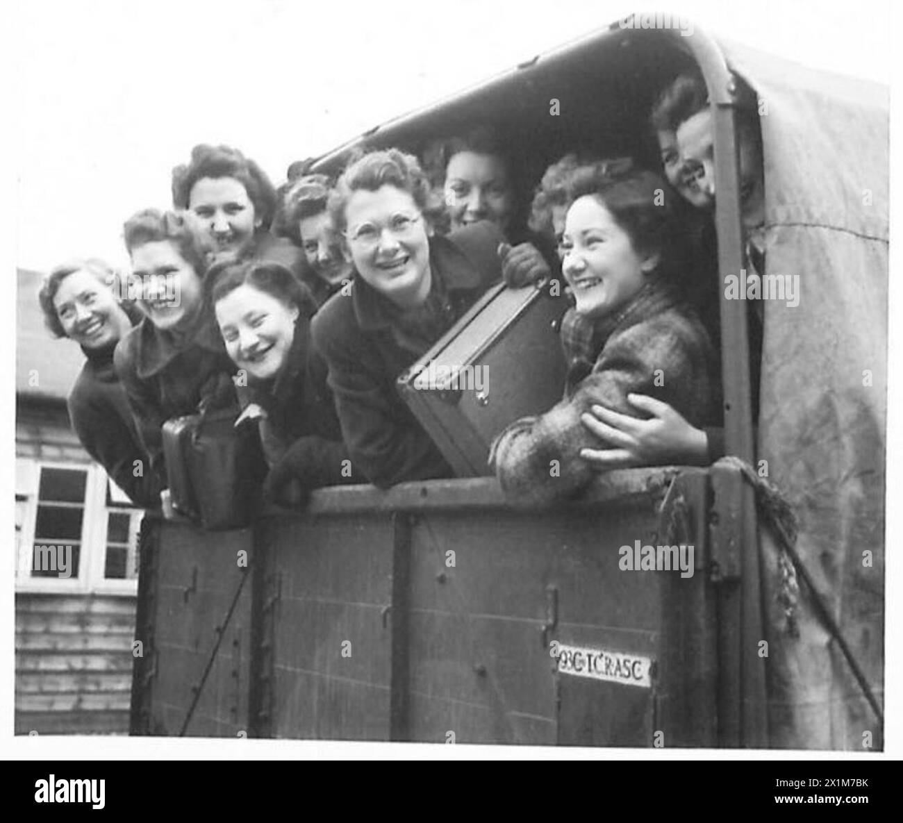 LIFE AT AN ATS TRAINING CENTRE - Recruits arrive at an ATS Training ...