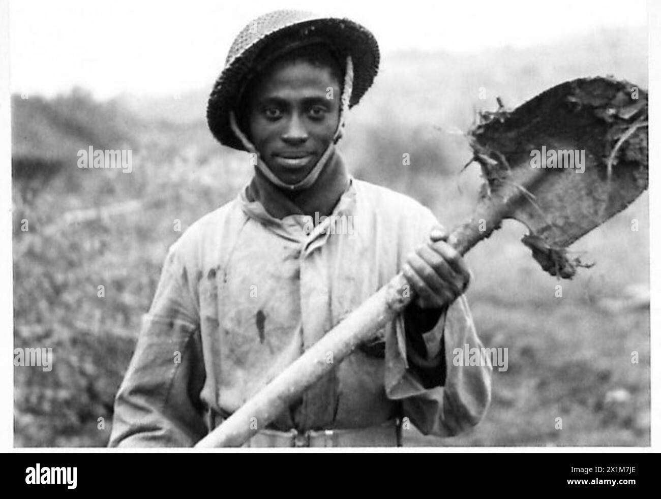 Lance Corporal M. Matlatsi, a gold miner from Quthing village, serves ...