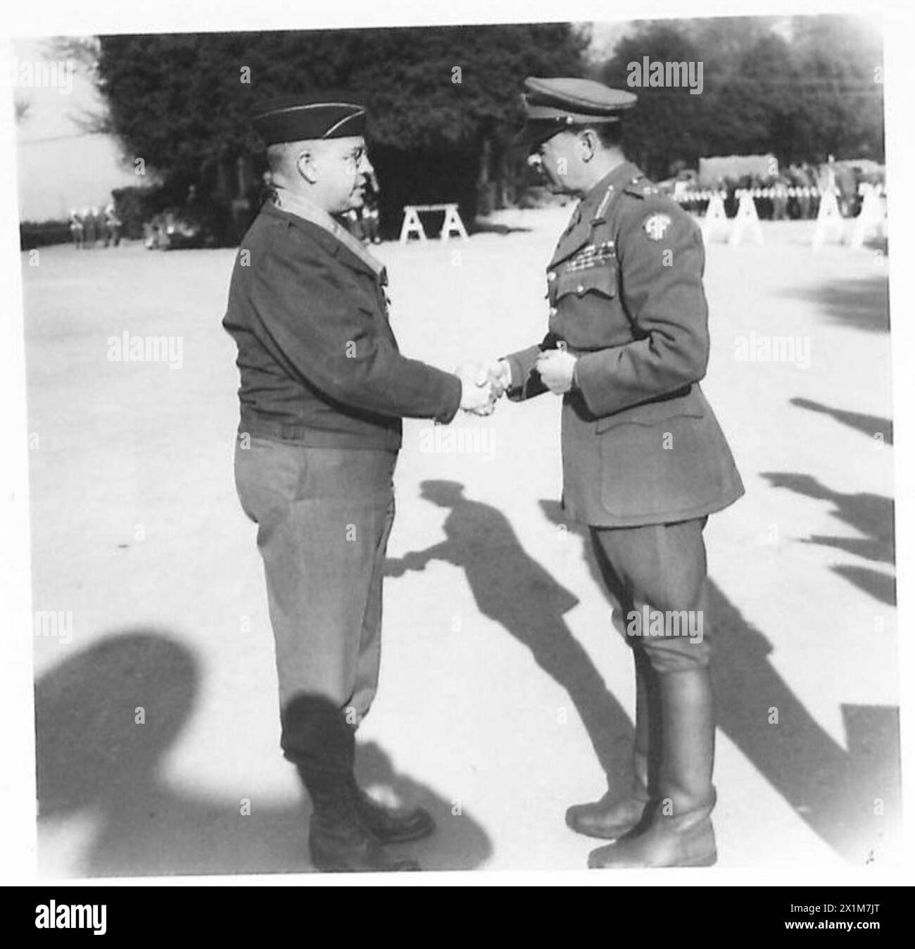 Field Marshal Alexander presents the C.B.E. to Brigadier General ...
