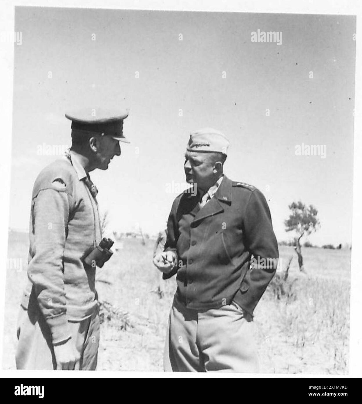 GENERAL EISENHOWER VISITS GENERAL MONTGOMERY'S H.Q. - General ...