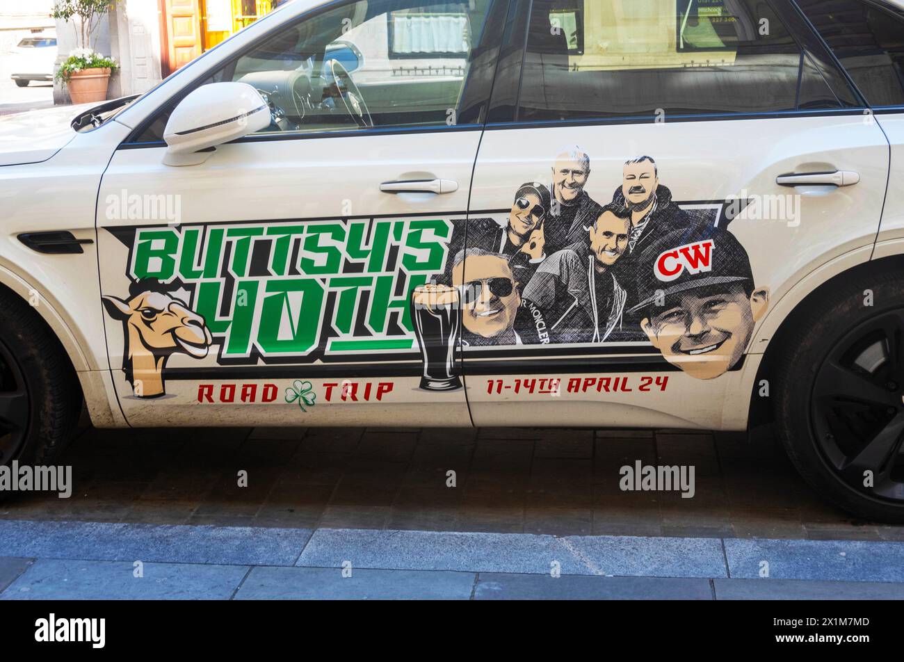 Buttsy Butler, the Irish race car driver, on his 40th tour Stock Photo ...