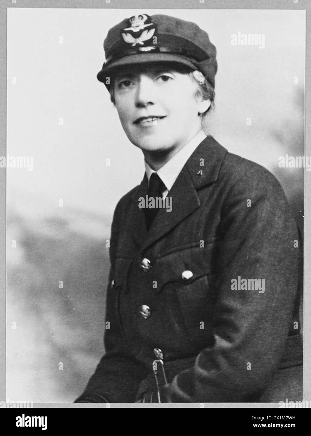 Wing Officer K.G. Struan Marshall leads a large WAAF recruit depot in ...