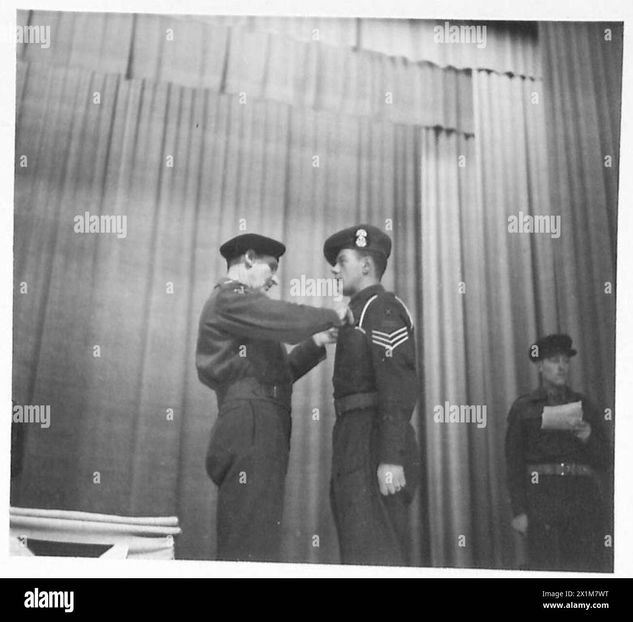 INVESTITURE 52nd (Lowland) Div. - L/Sjt. W. Allan, 4/5 Royal Scots ...