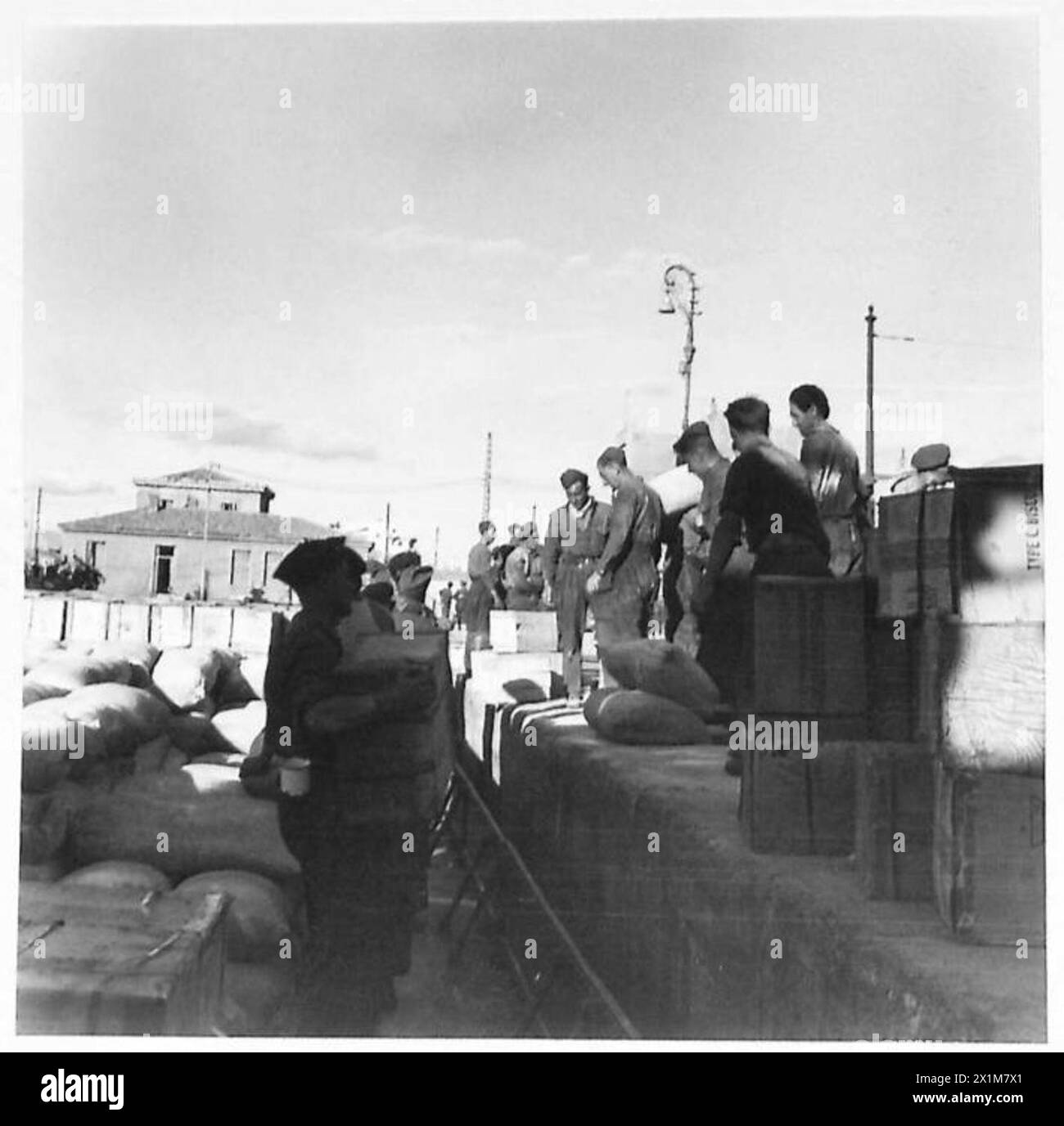 Humanitarian material Black and White Stock Photos & Images - Alamy