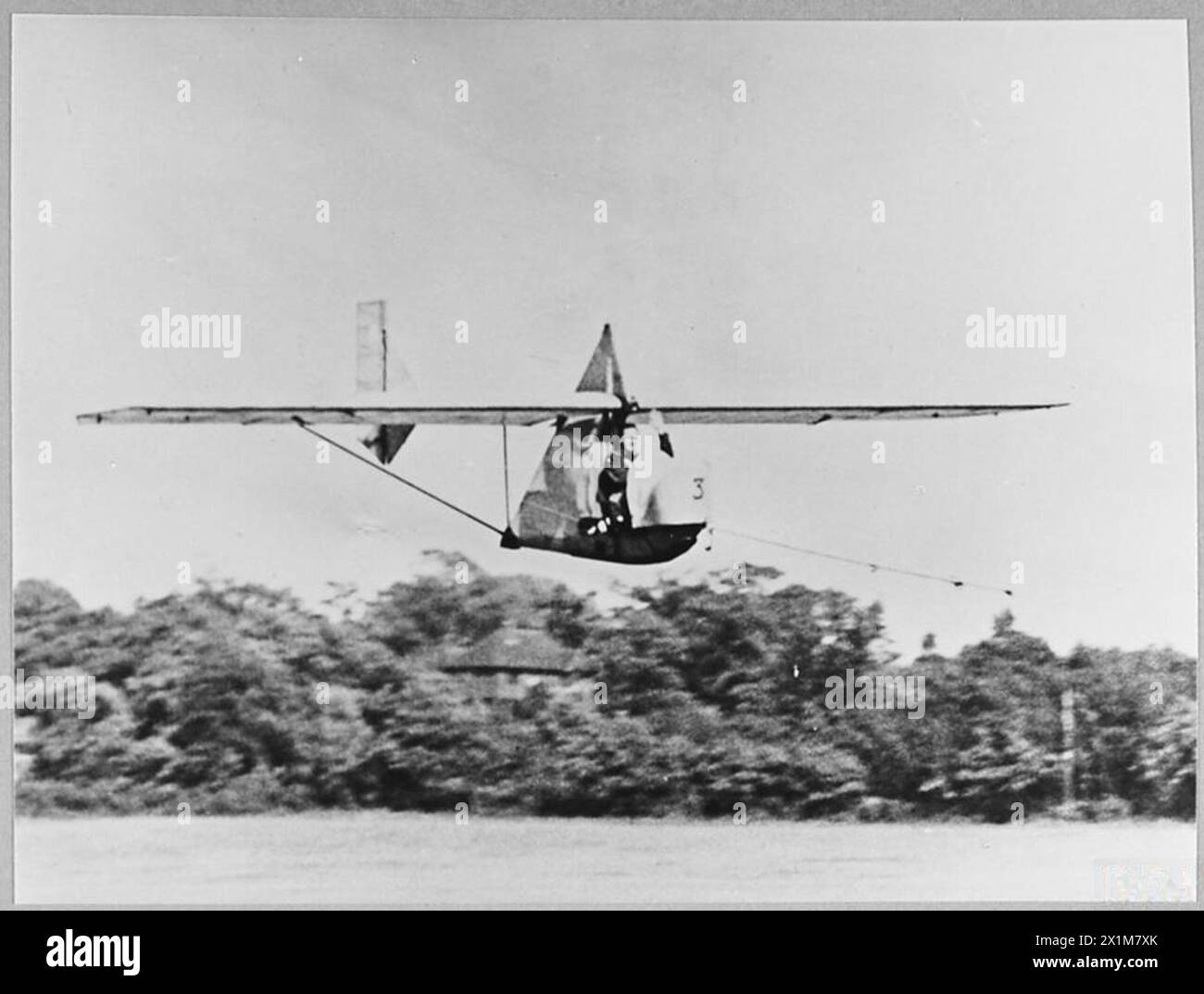 Air cadets practice engineless flight at the opening of their glider ...