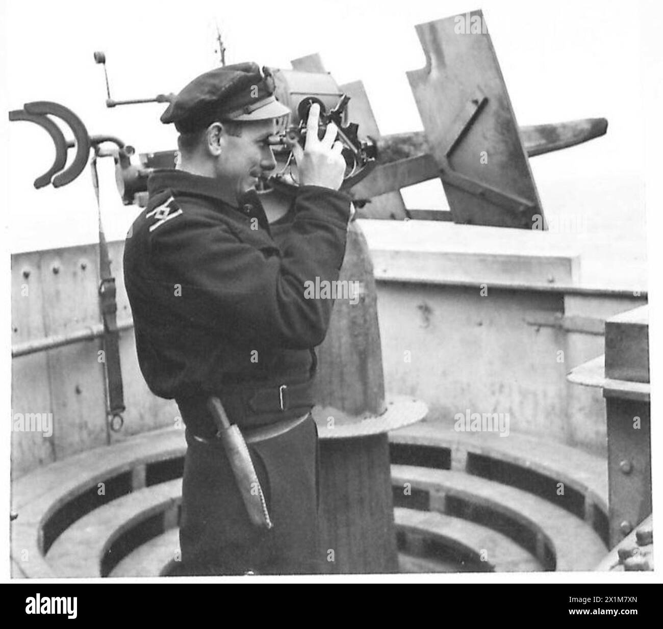 ON BOARD AN AFRICAN BOUND SHIP IN CONVOY - Second Officer H. Higgins of ...