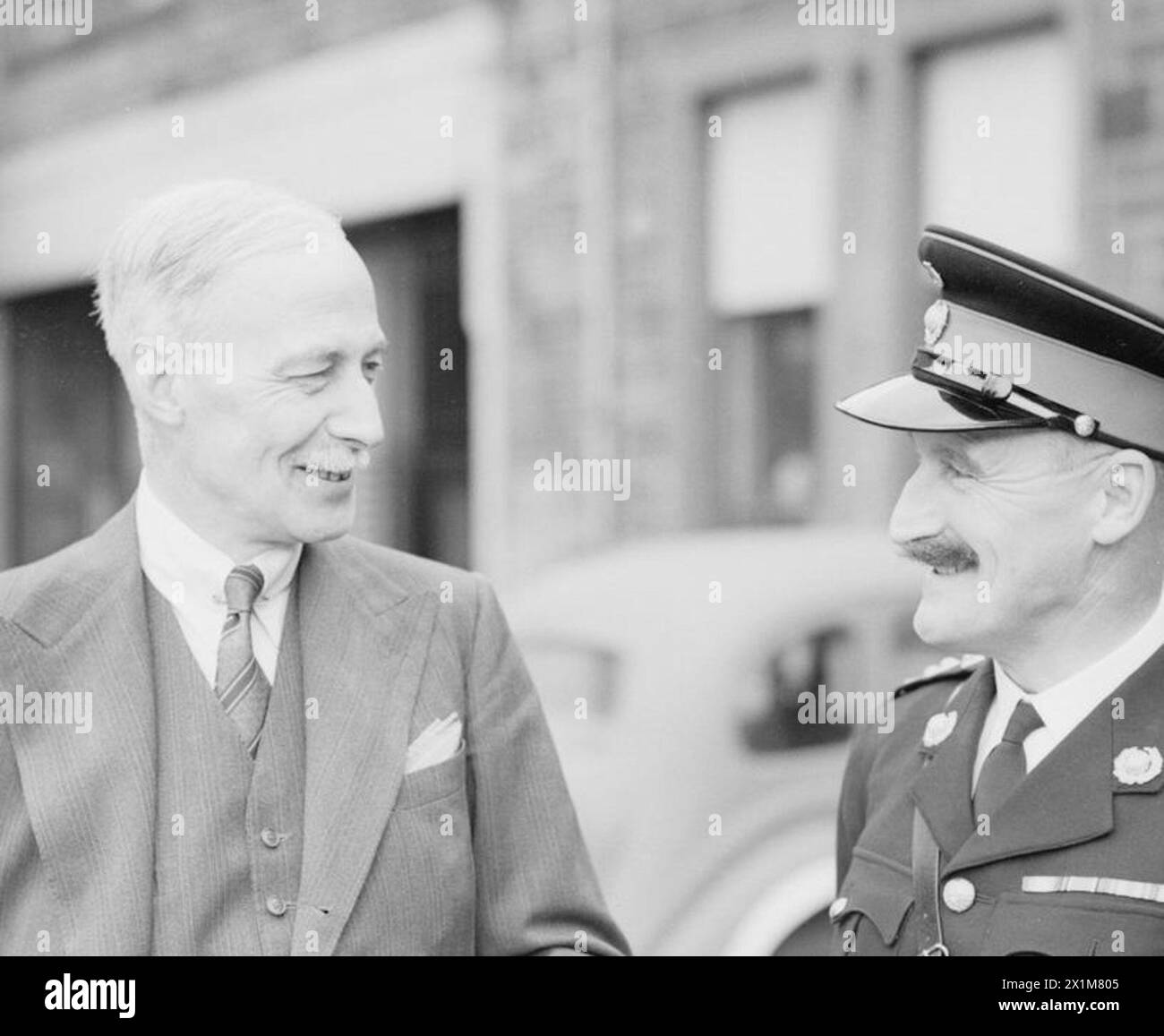 The Royal Marine Band entertains shipyard workers at Greenock in June ...