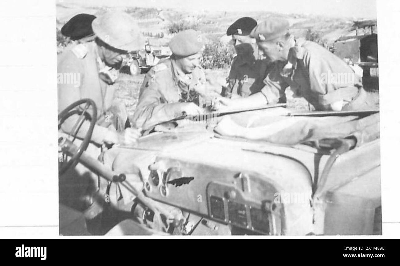 EIGHTH ARMY : VARIOUS - In the field near the small Italian village of ...