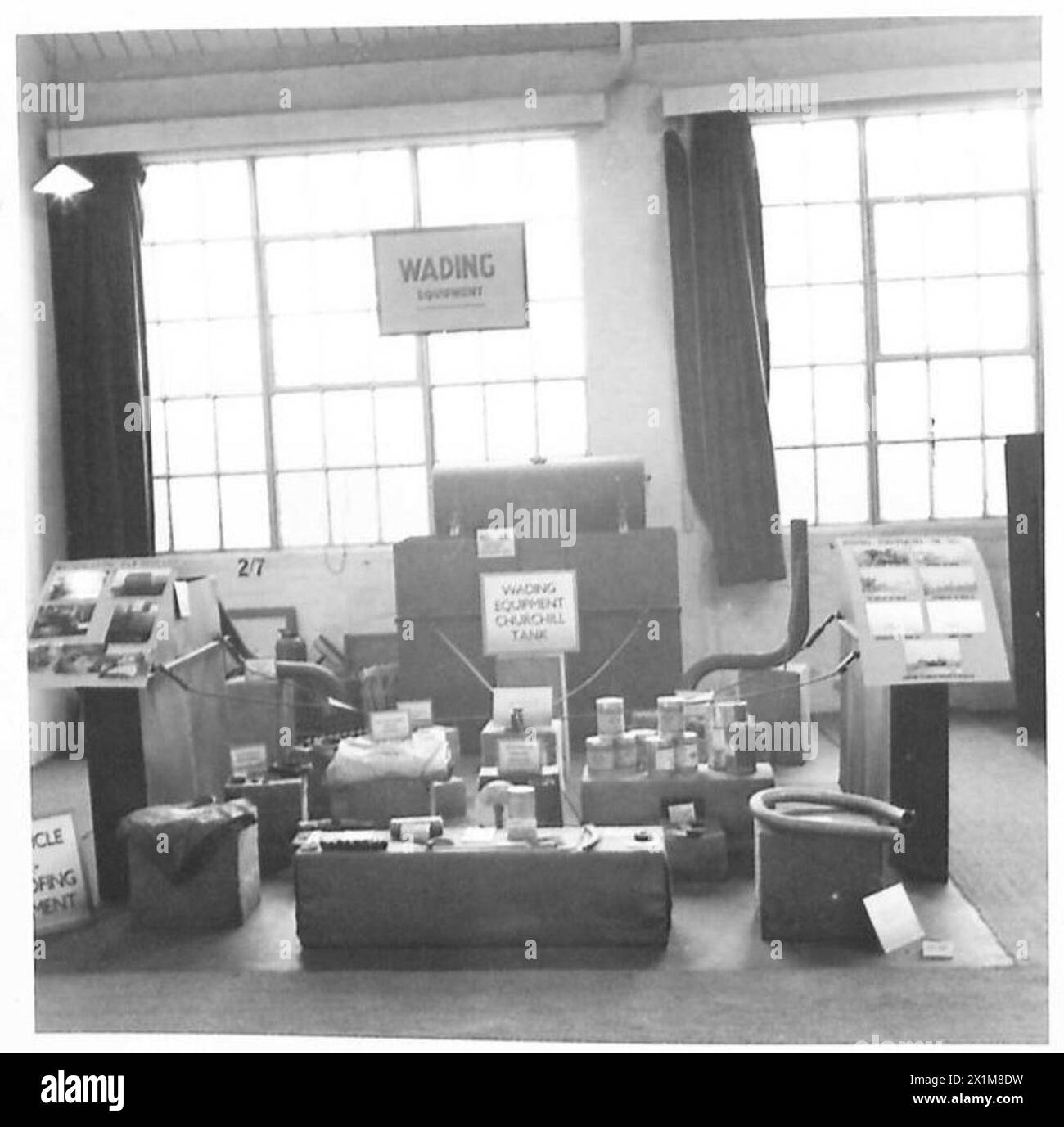 EQUIPMENT EXHIBITION AT ROYAL ORDNANCE DEPOT - Wading equipment ...