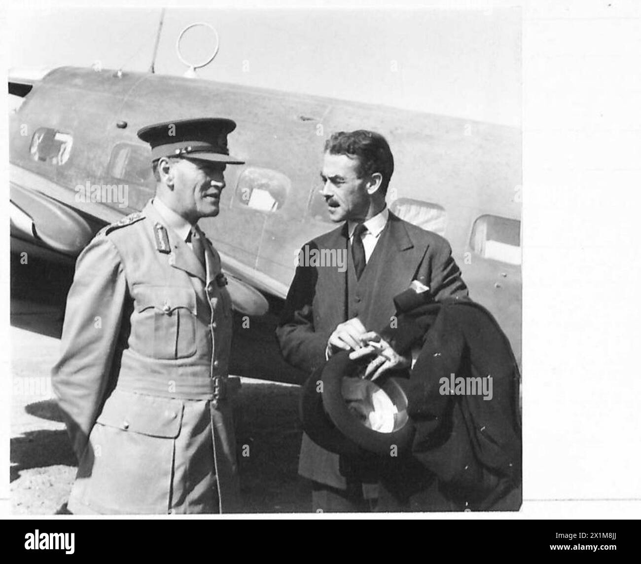 Mr. Casey, the new Minister of State, meets General Auchinleck upon ...