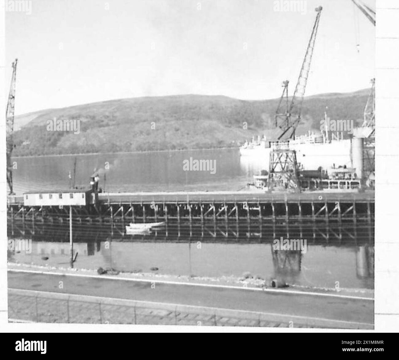 A panoramic view is recorded from the Vehicle Storage Park during a ...