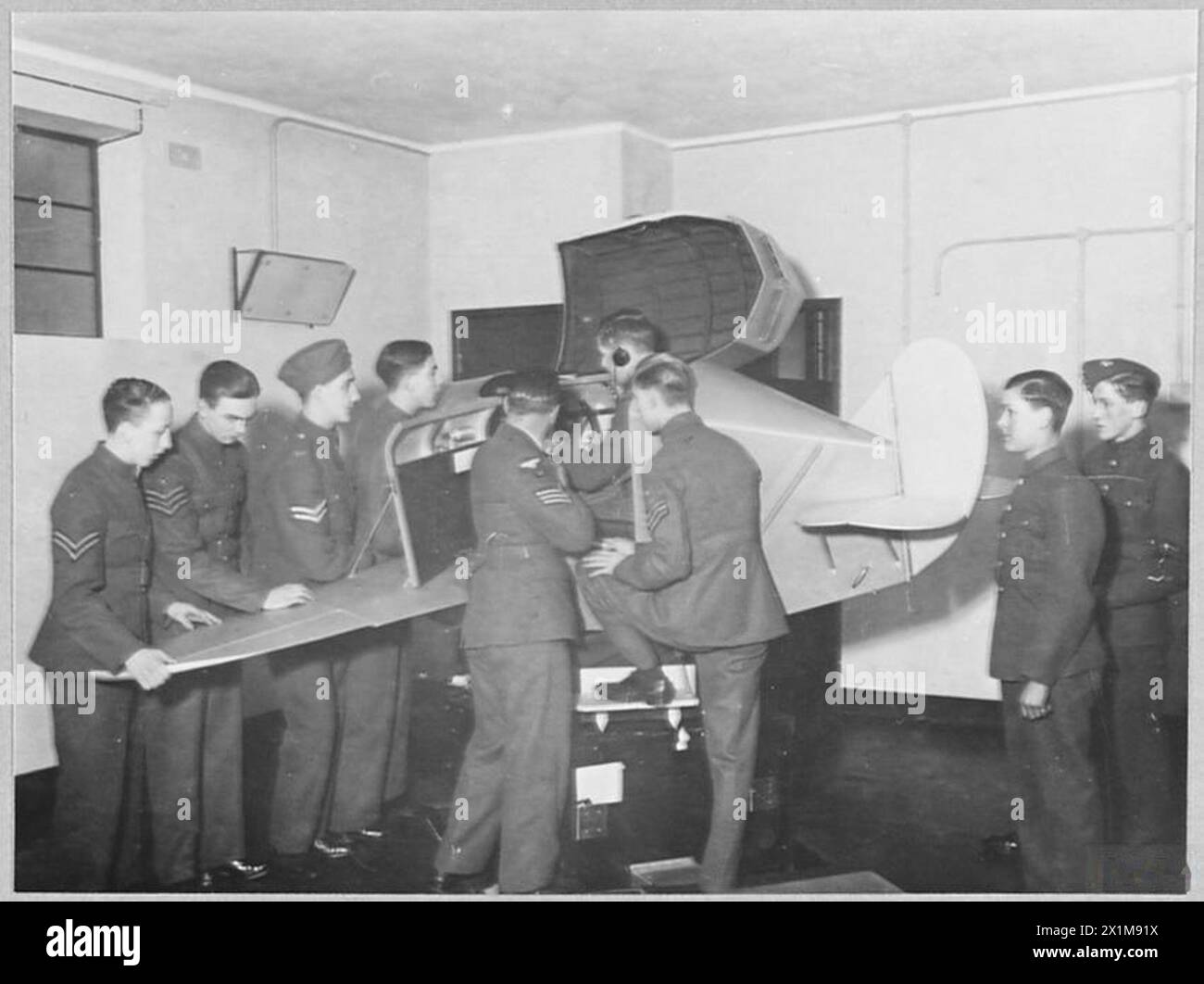 Air Training Cadets visit a Bomber Command station, receiving ...