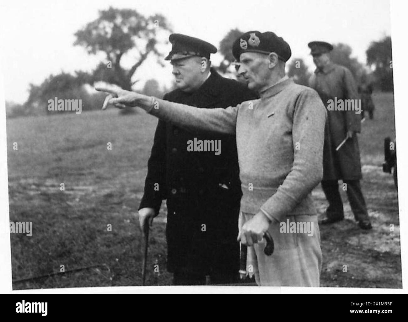 PRIME MINISTER VISITS NORMANDY - The Prime Minister with Gen. Sir ...