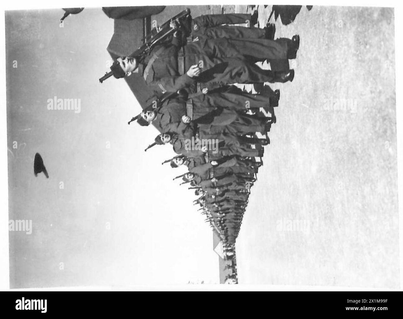 Regiment on the march hi-res stock photography and images - Alamy