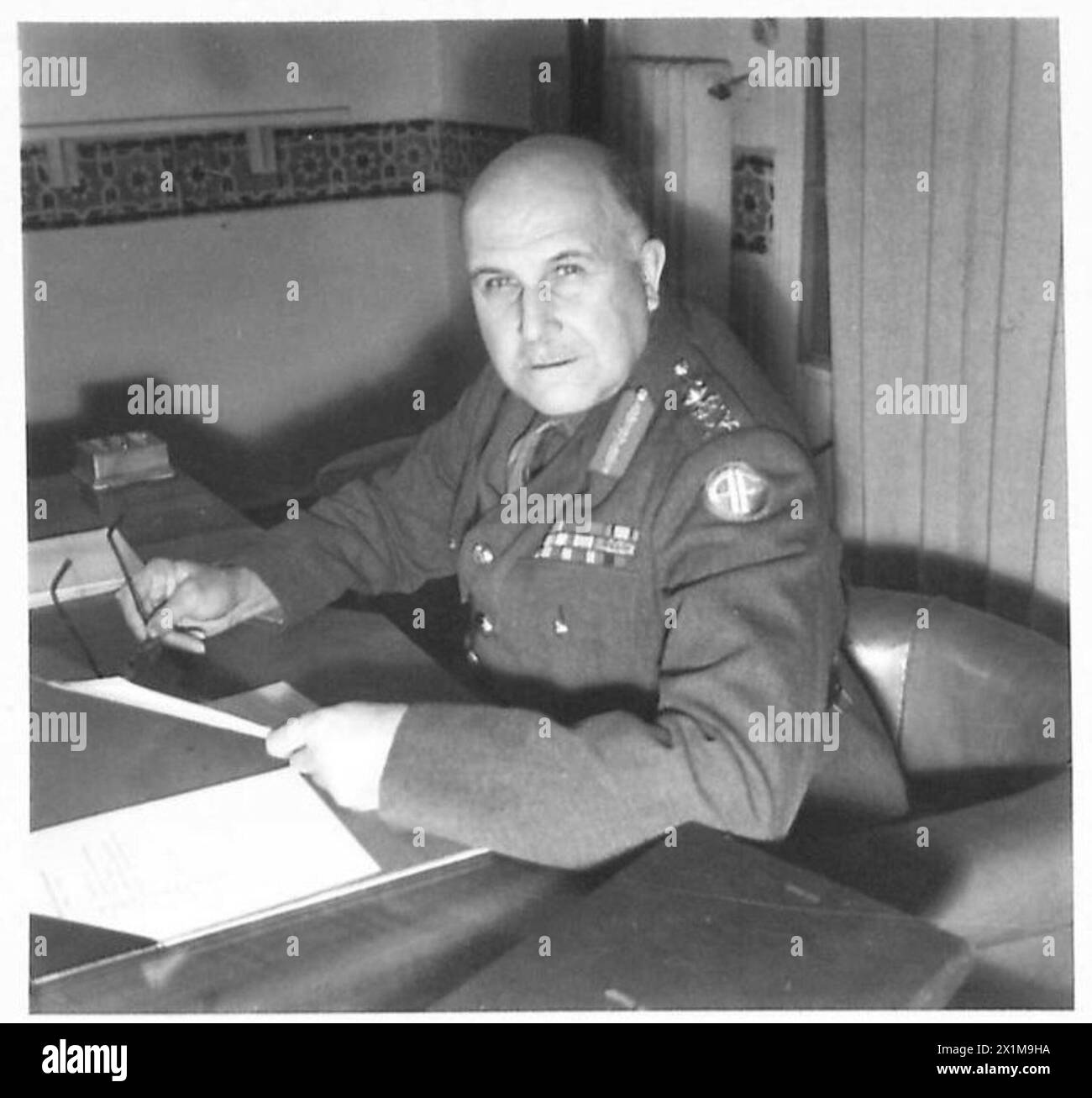 General Sir Henry Maitland Wilson, Supreme Commander Mediterranean ...