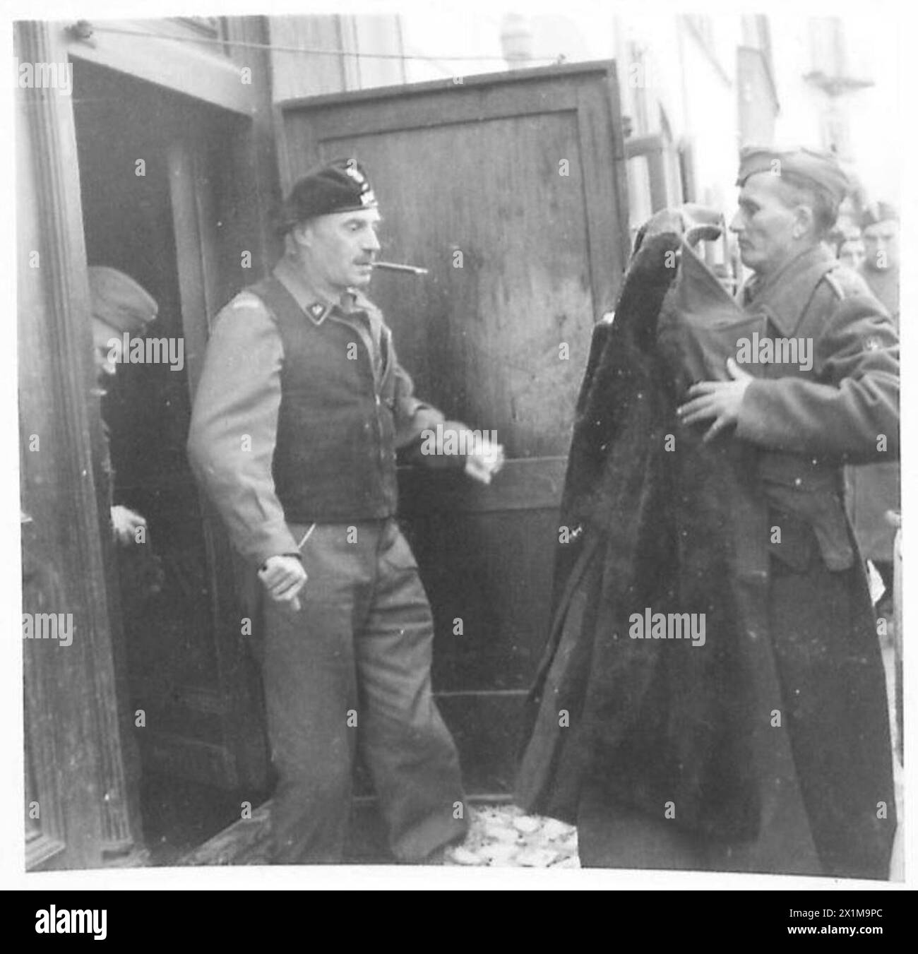 General Władysław Anders of the 2nd Polish Corps is pictured leaving ...