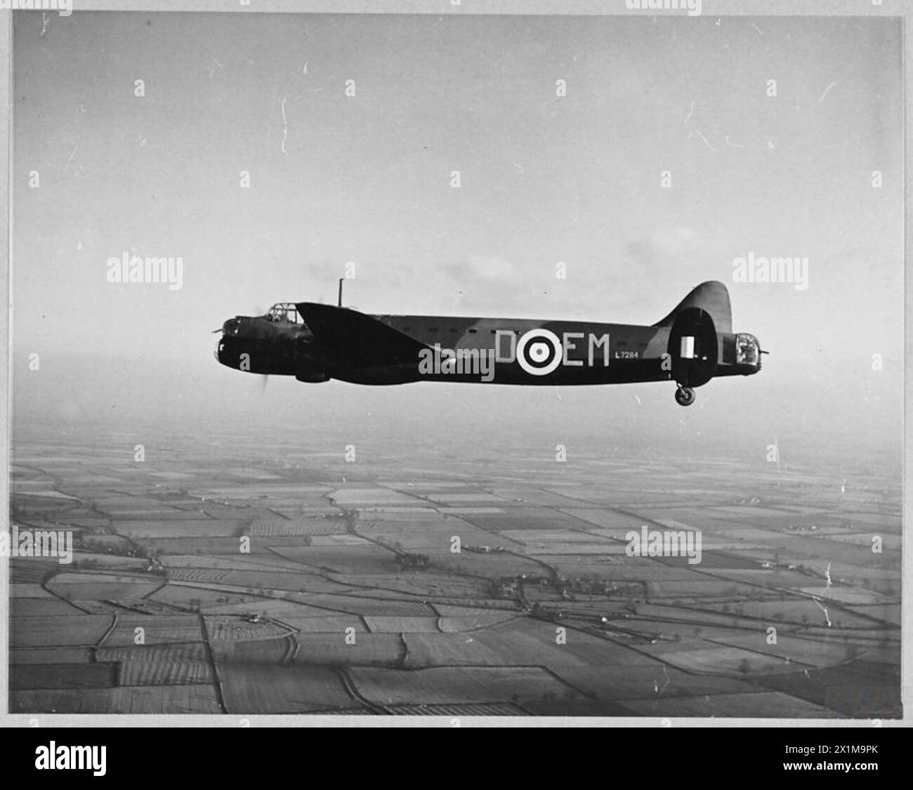 The Manchester Mark I Avro aircraft of No. 207 Squadron is equipped ...