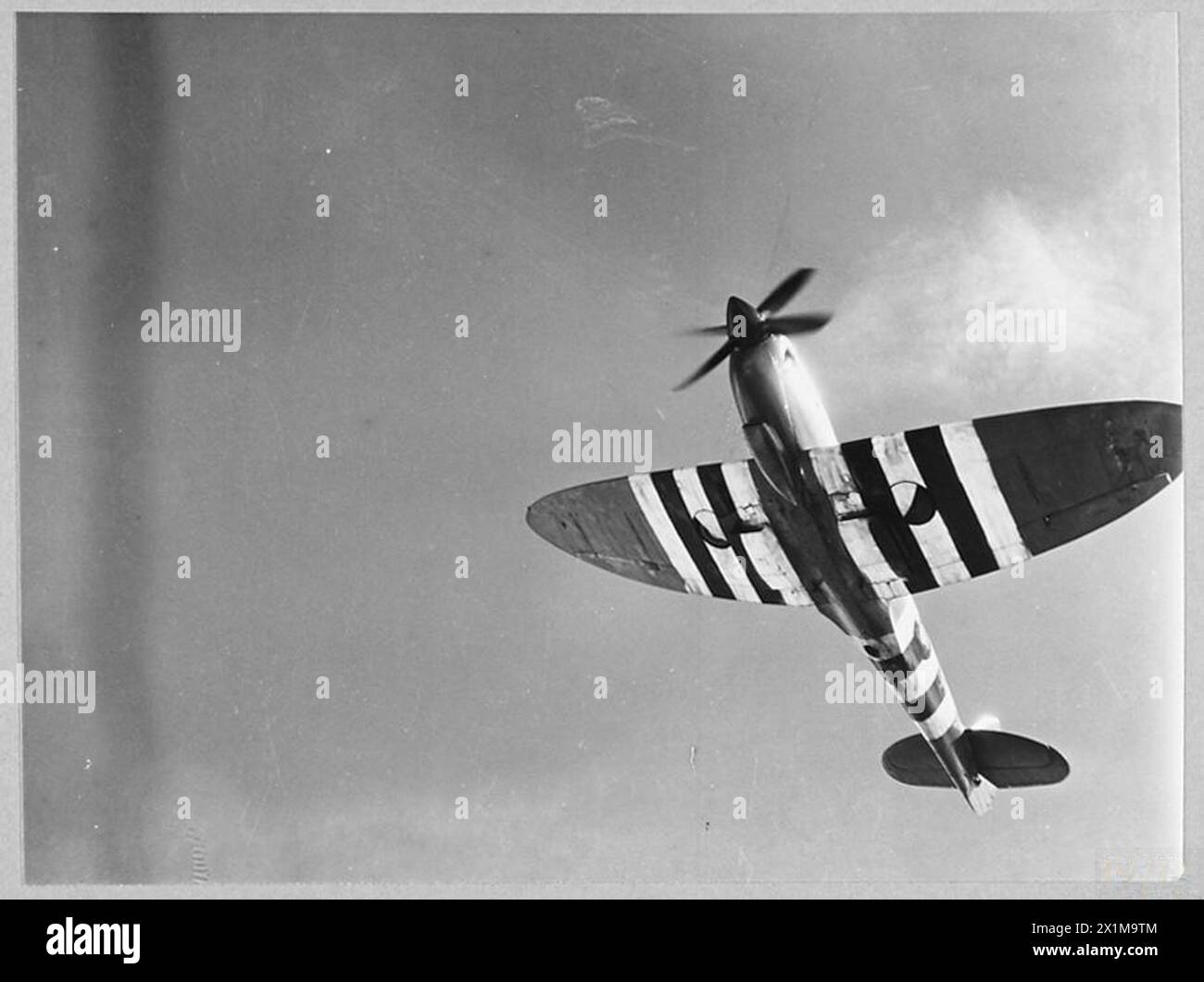 The Spitfire XI, serial 13491, is pictured in flight as part of Royal ...