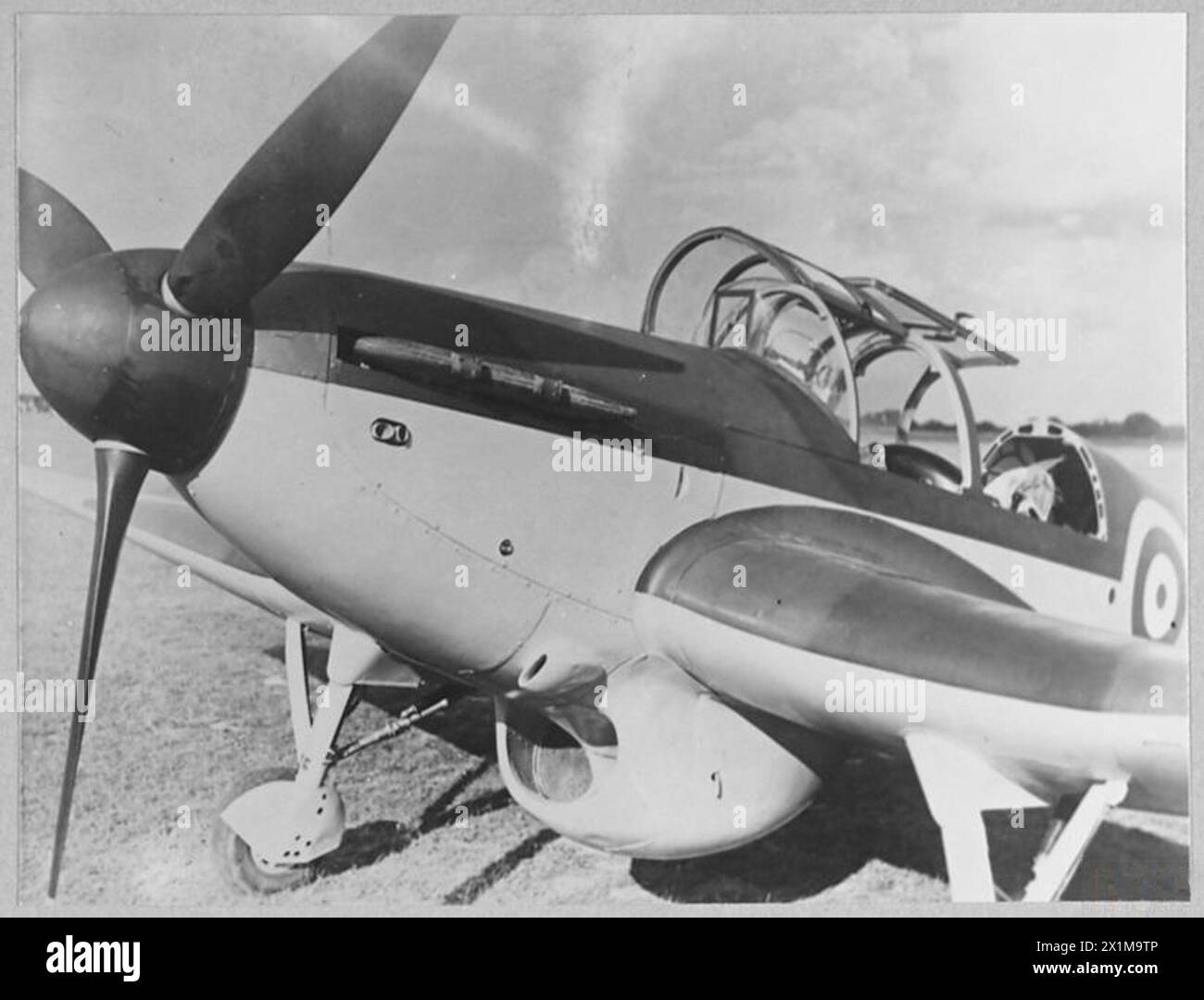 A MILES MASTER training aircraft of the H.A.F. - , Royal Air Force ...