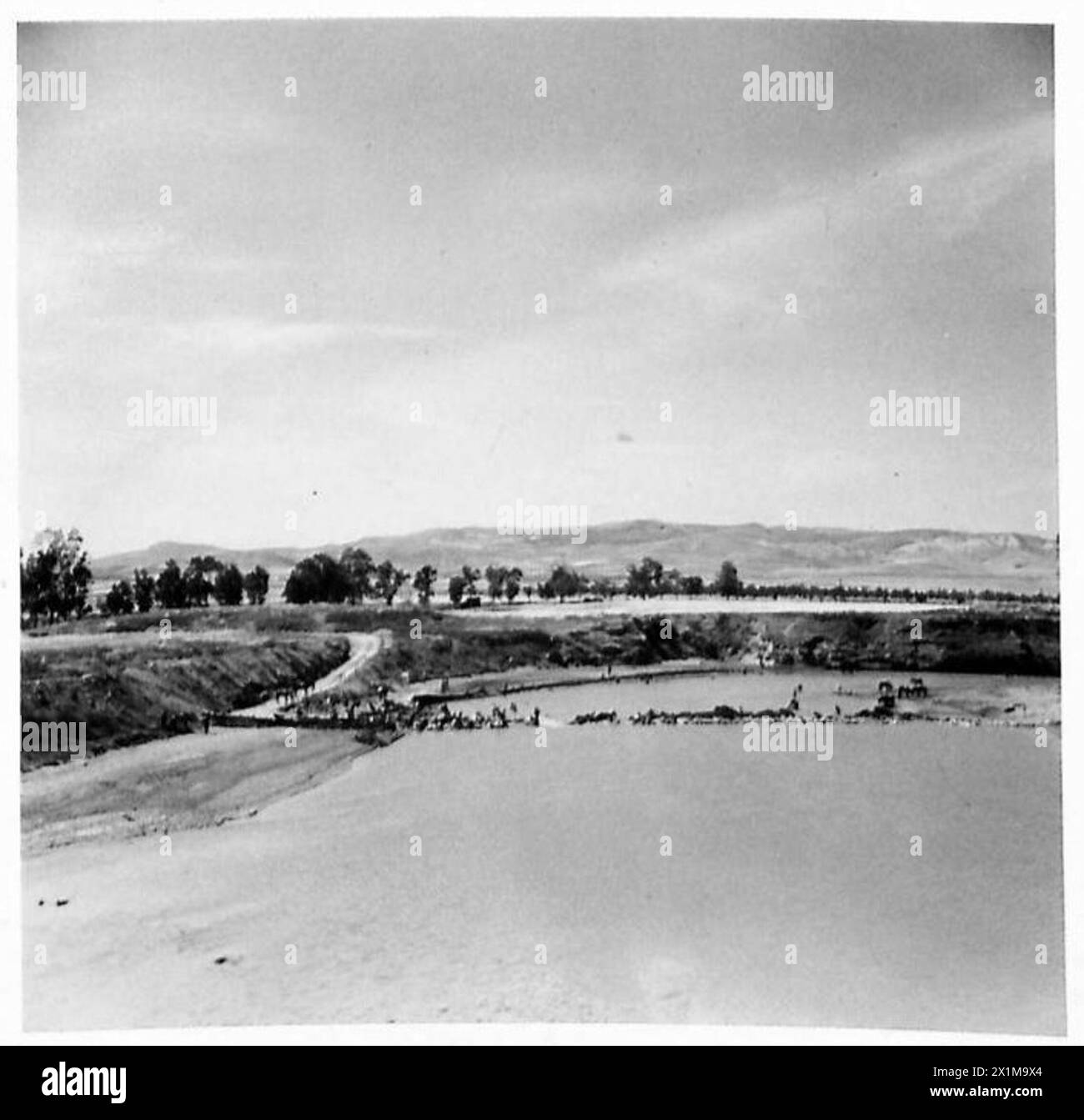 TUNISIAN BATTLEFIELDS - The Hills to the left of Medjez-el-Bab, British ...