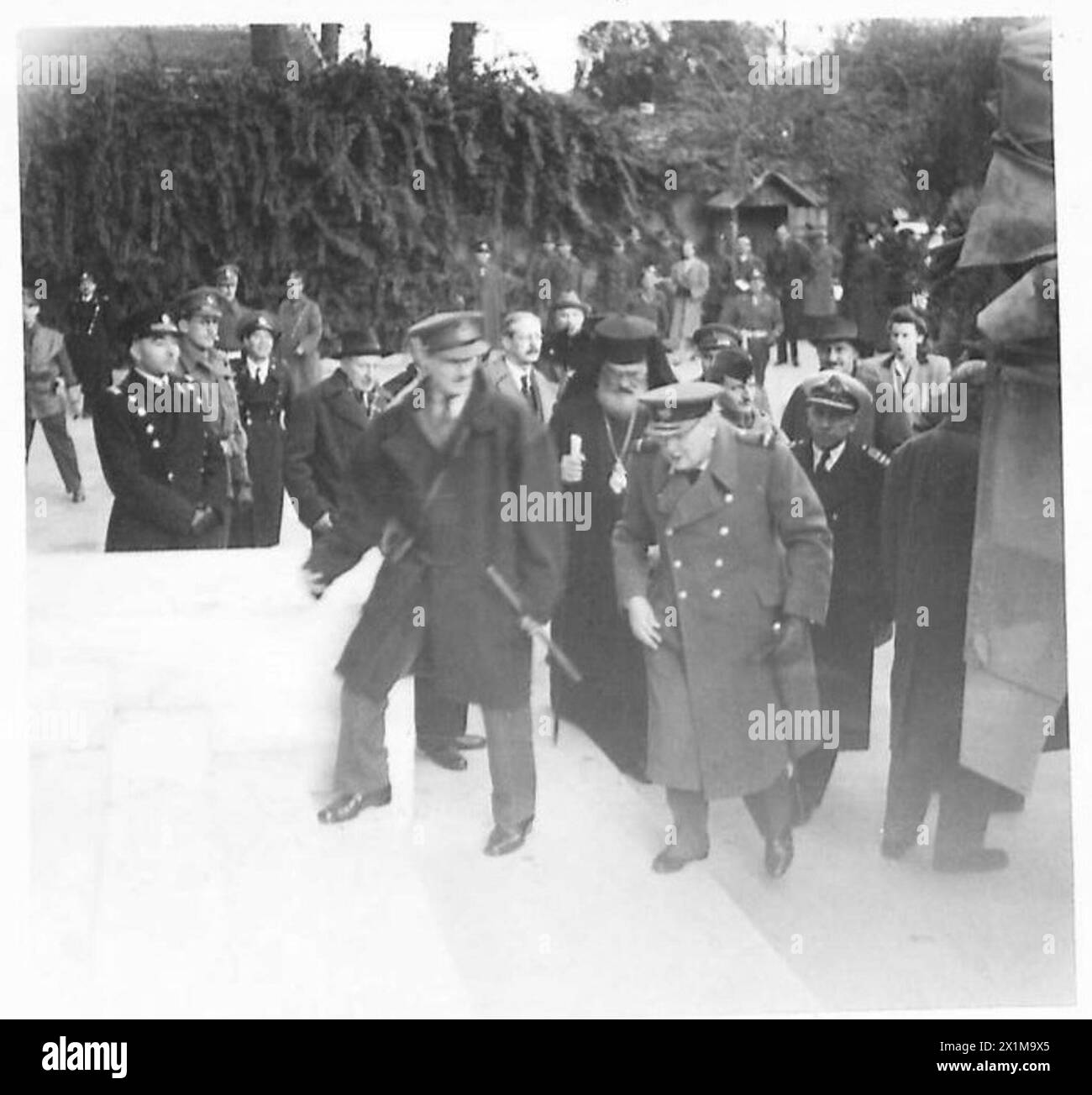 Winston churchill in army uniform Black and White Stock Photos & Images ...