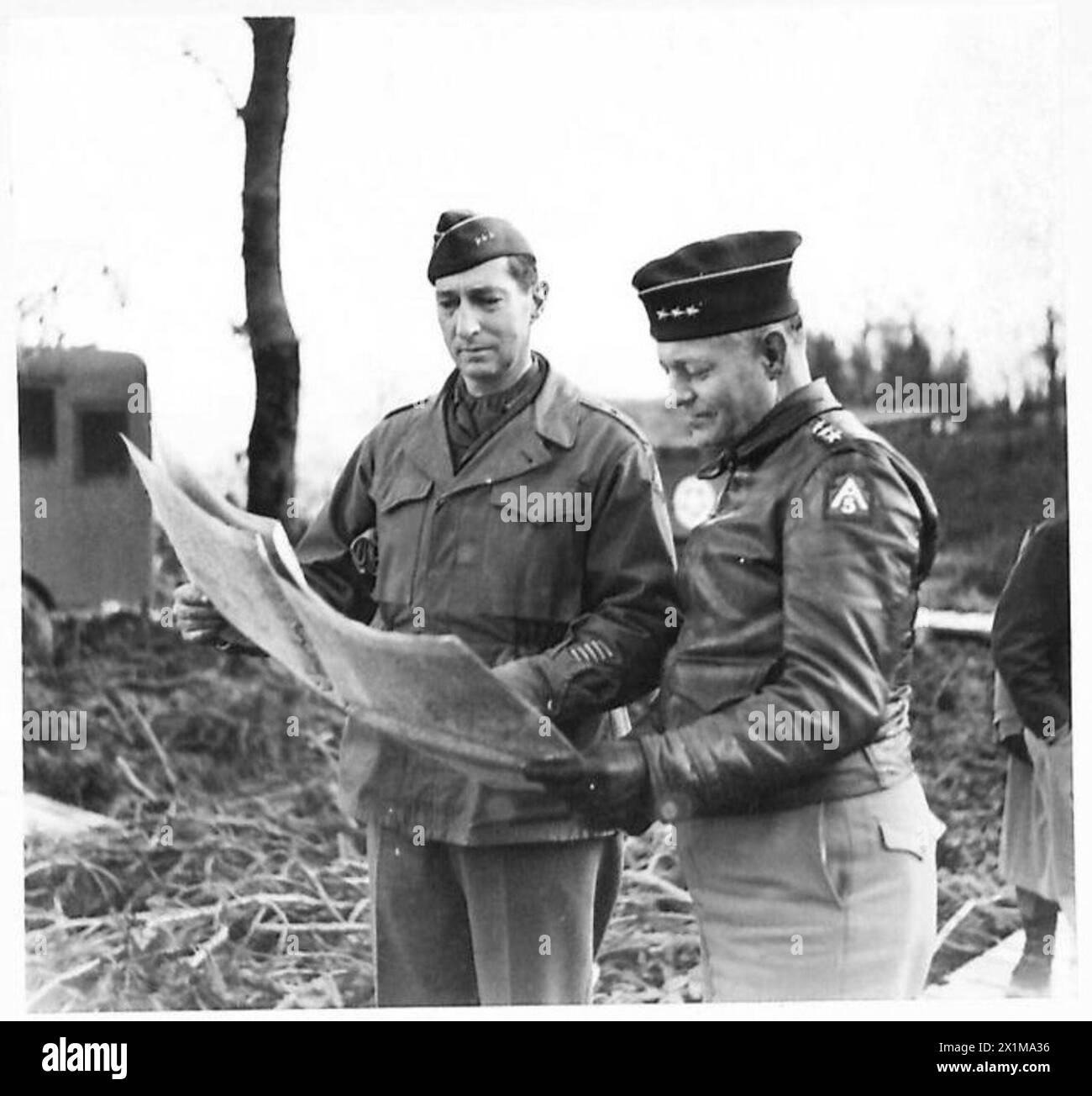 General Clark, Commander of the Allied Armies in Italy, bids farewell ...