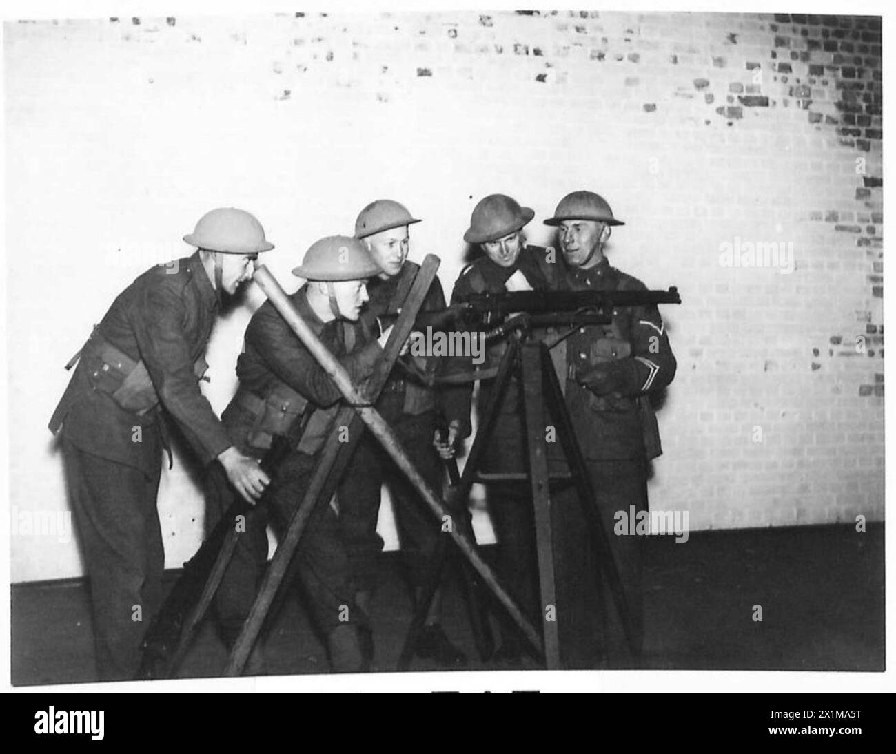 INFANTRY TRAINING AT CHICHESTER - Learning how to aim a rifle , British ...