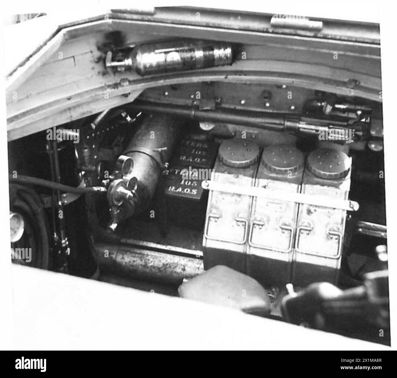 CRUSADER TANK - Interior of cockpit of a Crusader tank, British Army ...