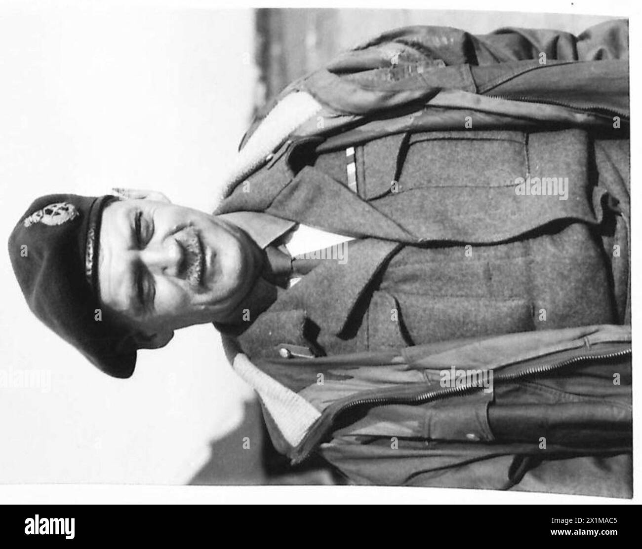 Major General R.N. Gale of the British Army oversees paratroop ...