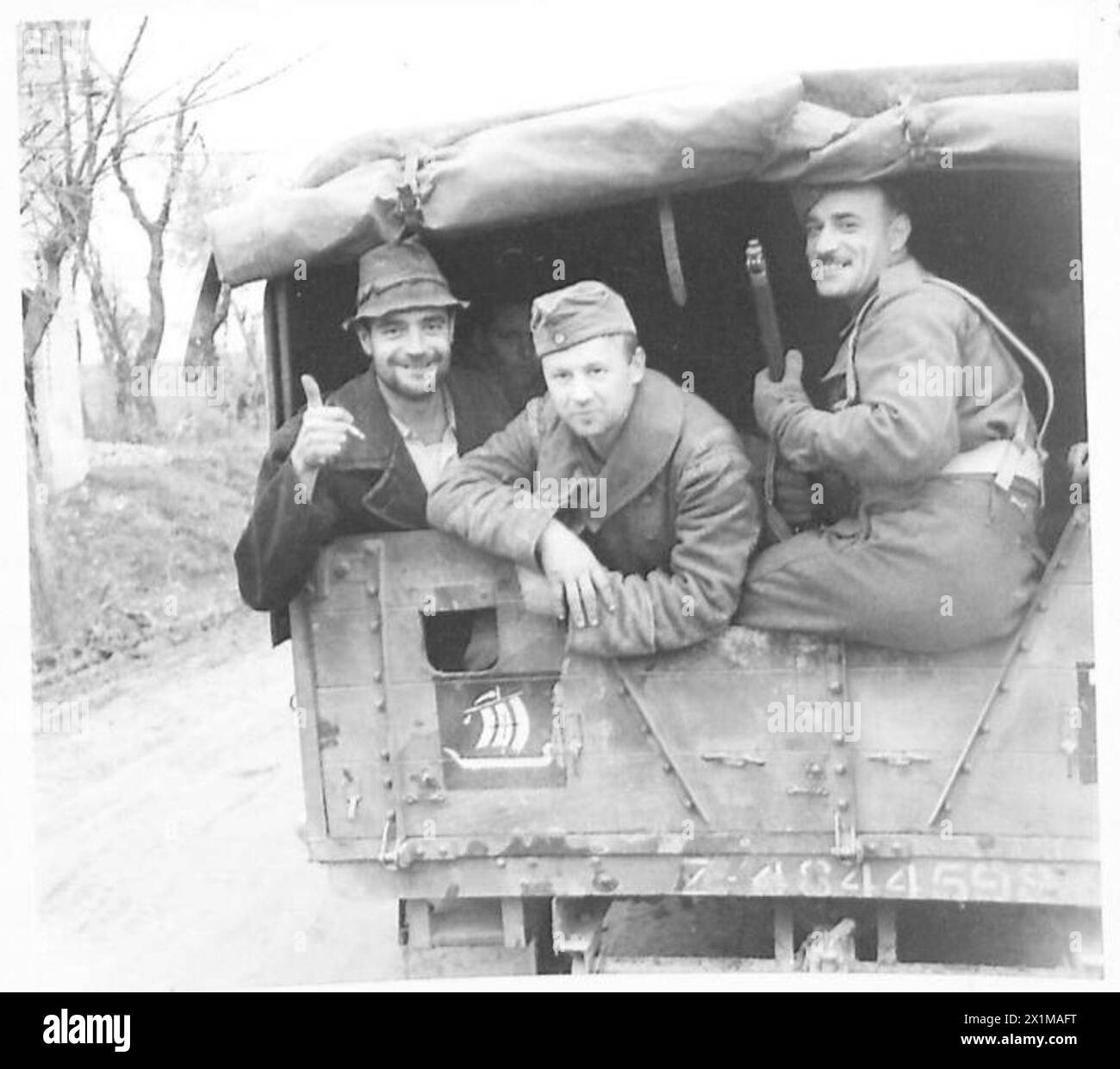 ITALY : EIGHTH ARMYCONTINUATION OF EXCAPED P.O.W. STORY - The two ...