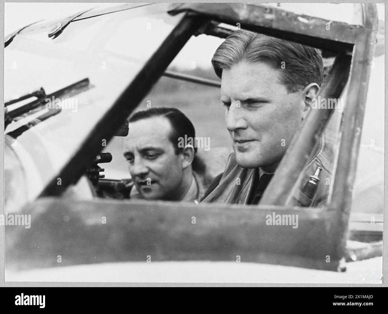 Wing Commander J.R.D. Braham and his navigator Flight Lieutenant W.J ...