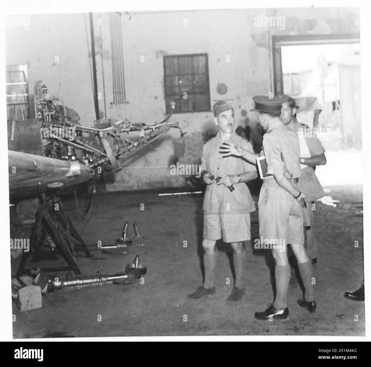 Air Marshal Sir Guy Garrod, Commander-in-Chief Mediterranean Air Forces ...