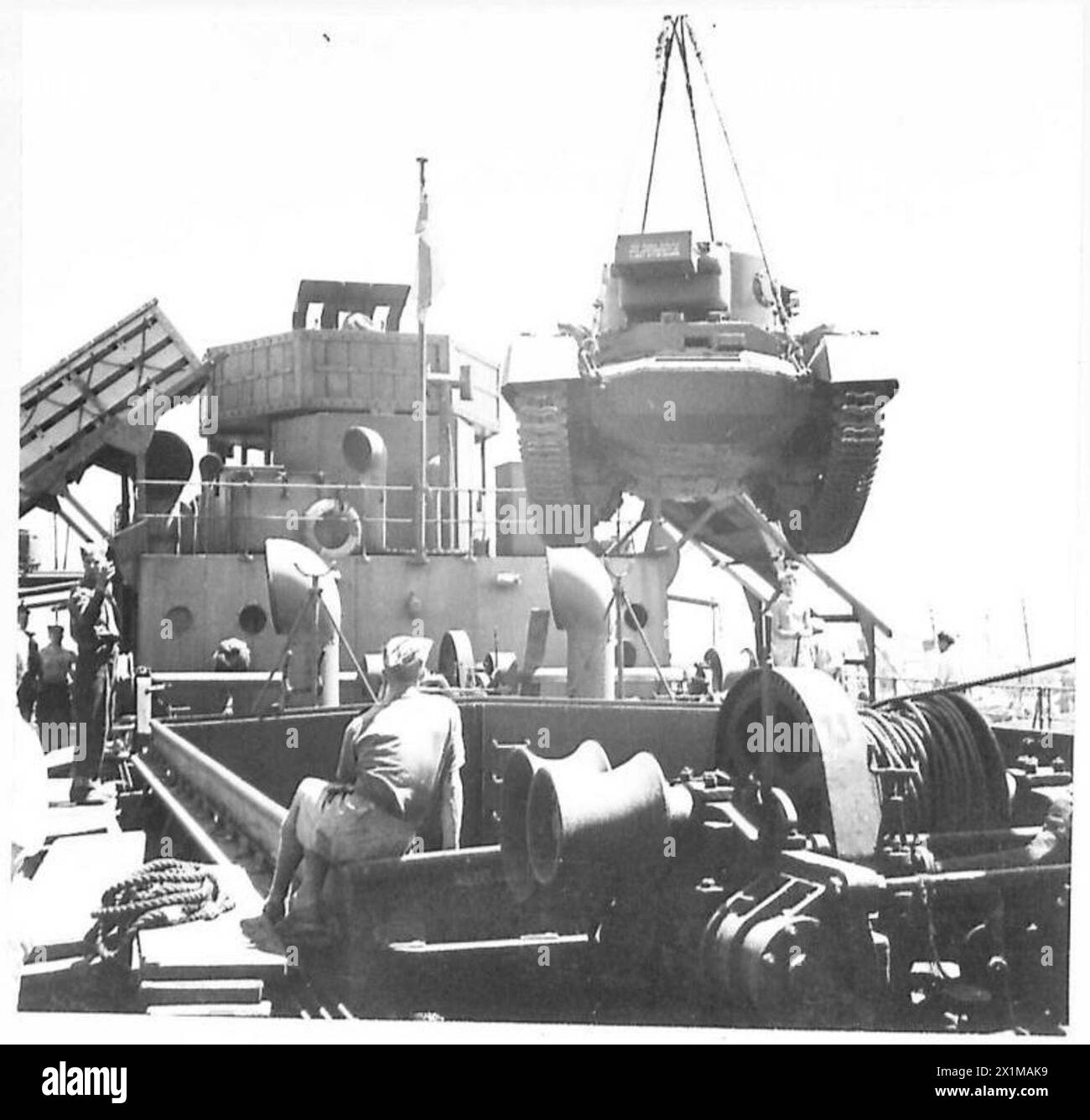 Convoy on ship Cut Out Stock Images & Pictures - Alamy