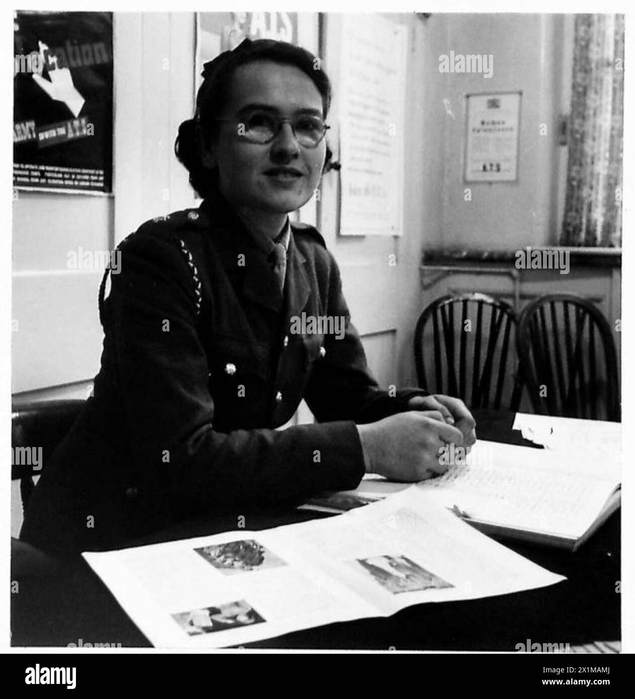 Private Maureen O'Grady-Sabern of Leytonstone, London, is documented as ...