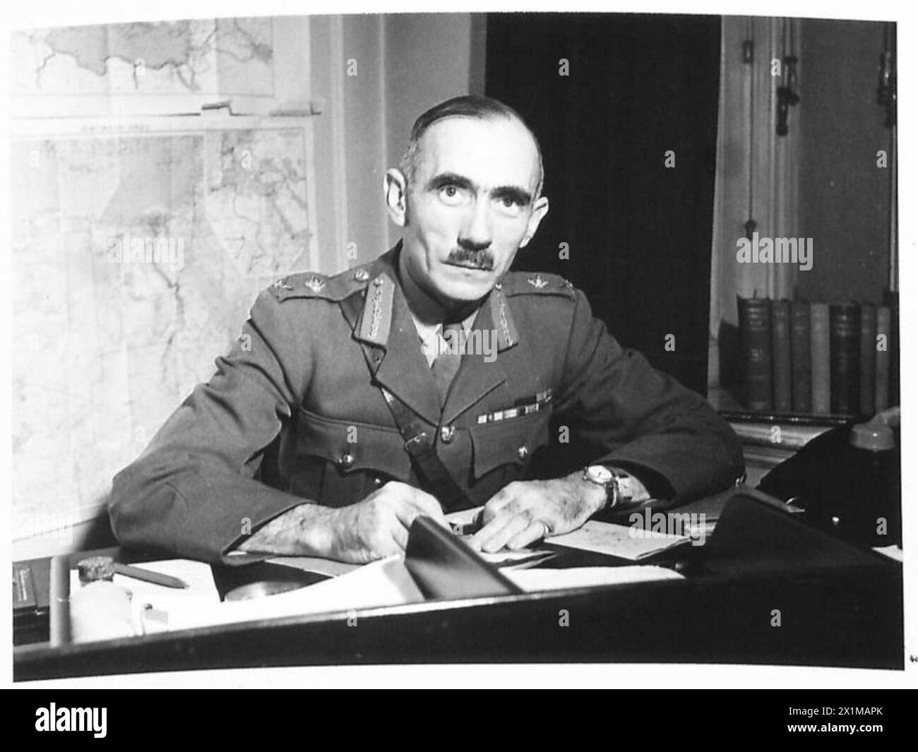 Major General W.S. Kirby, CIE, OBE, MC, serves as Director of Civil ...