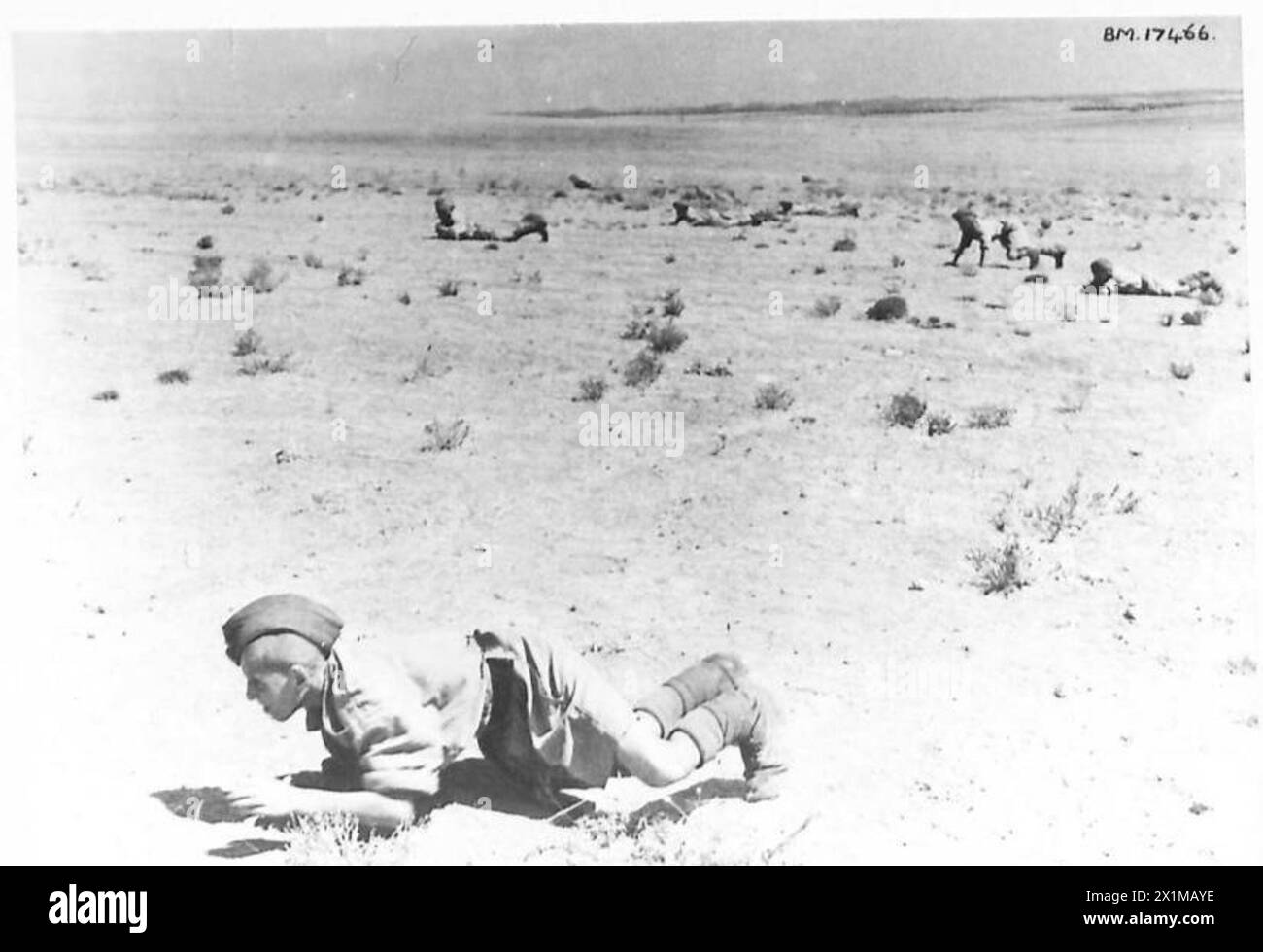 THE POLISH ARMY IN THE MIDDLE EAST, 1942-1943 - Group of boys practise ...