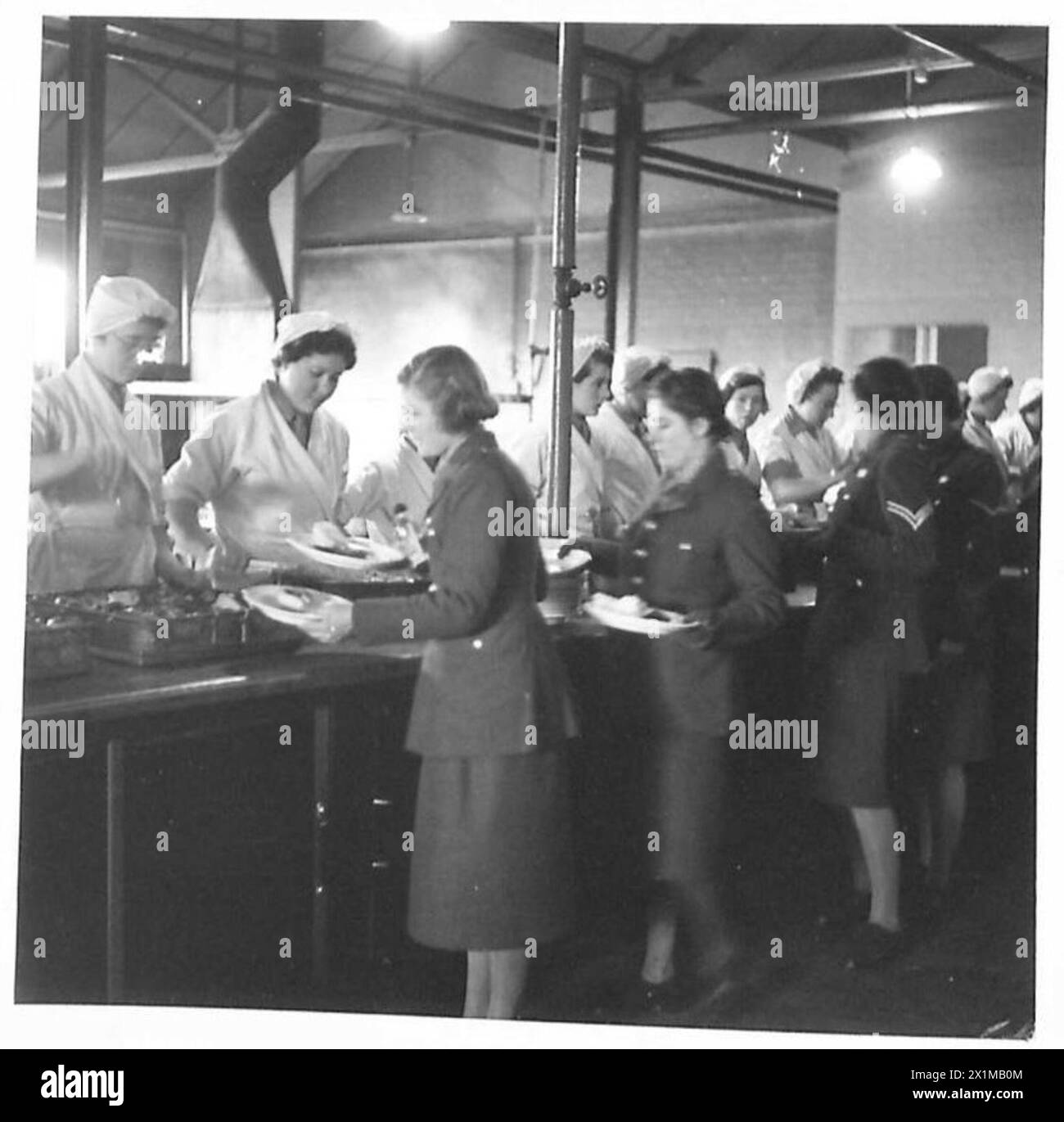 ATS ESTABLISHMENT, NORTHAMPTON - Layout of cookhouse showing ATS ...