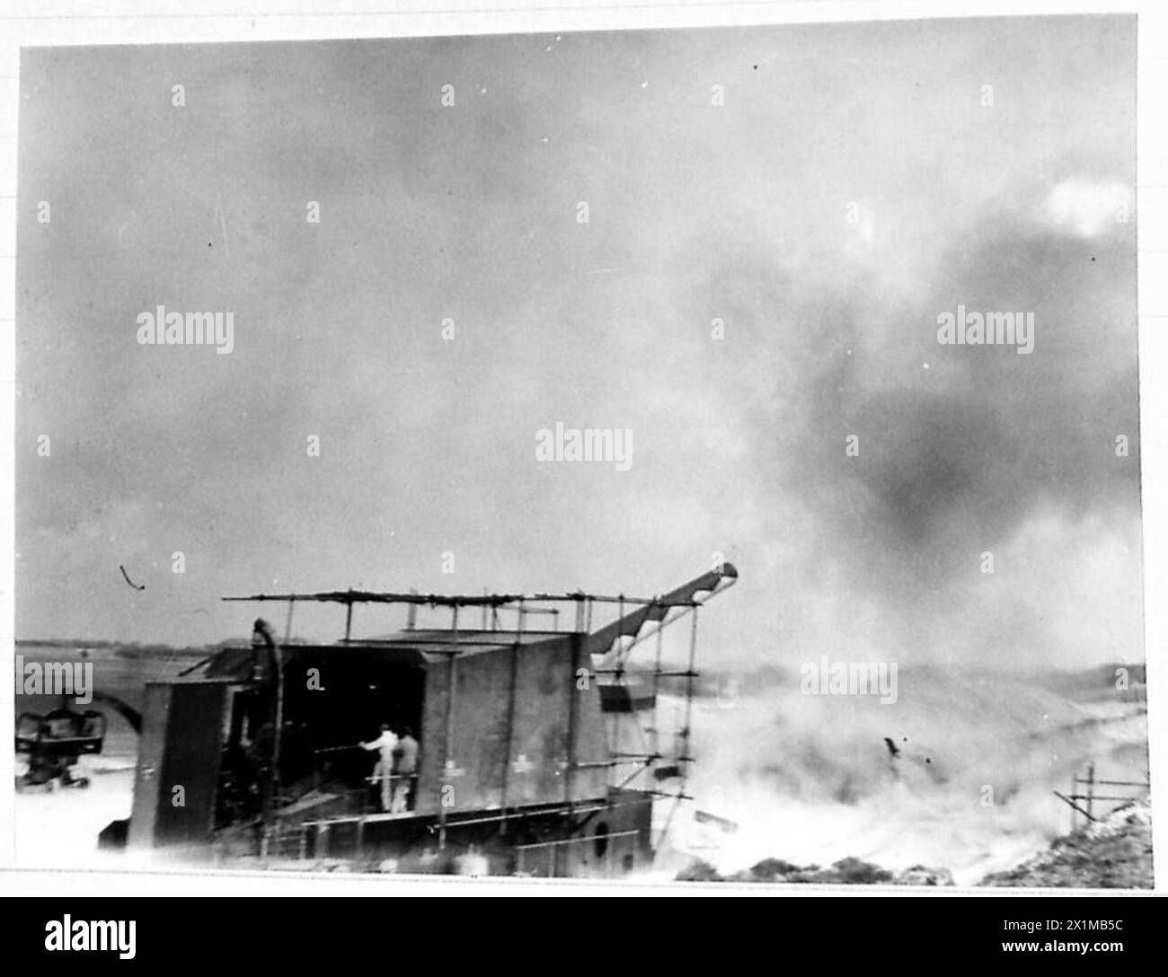 NEW CROSS CHANNEL GUN IN ACTION - The 15 inch cross channel gun in ...