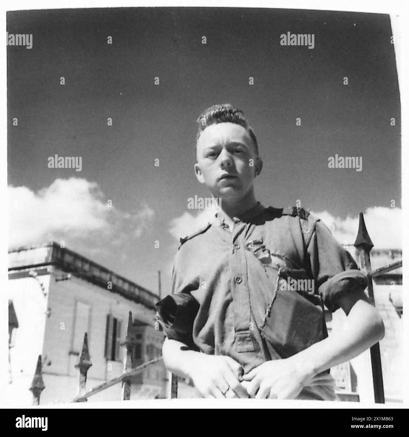 INVASION OF SICILY FIRST CASUALTIES RETURN TO MALTA - Pte. T ...