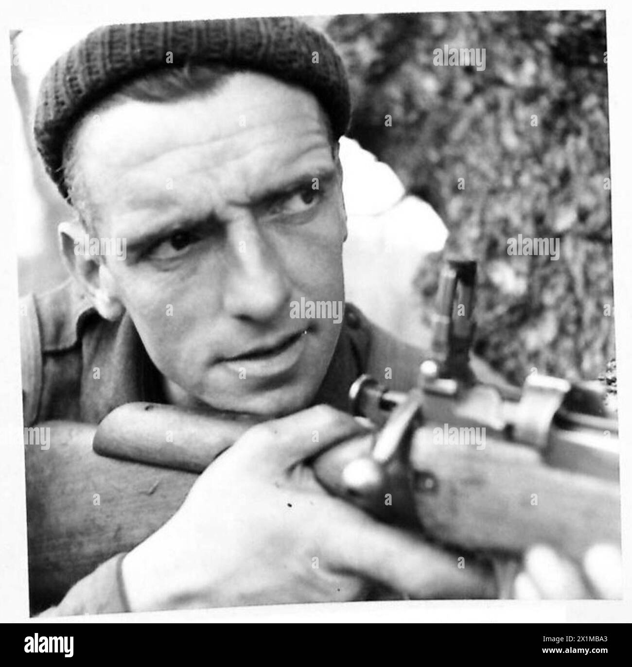 Fusilier Riddel from Belfast is one of two snipers conducting an ...