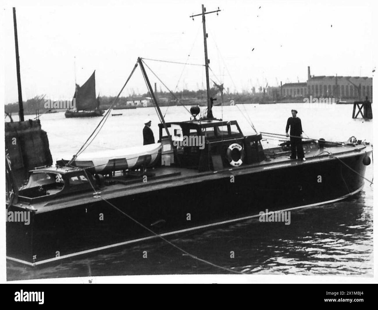 A vessel assigned to the War Department fleet is stationed as part of ...